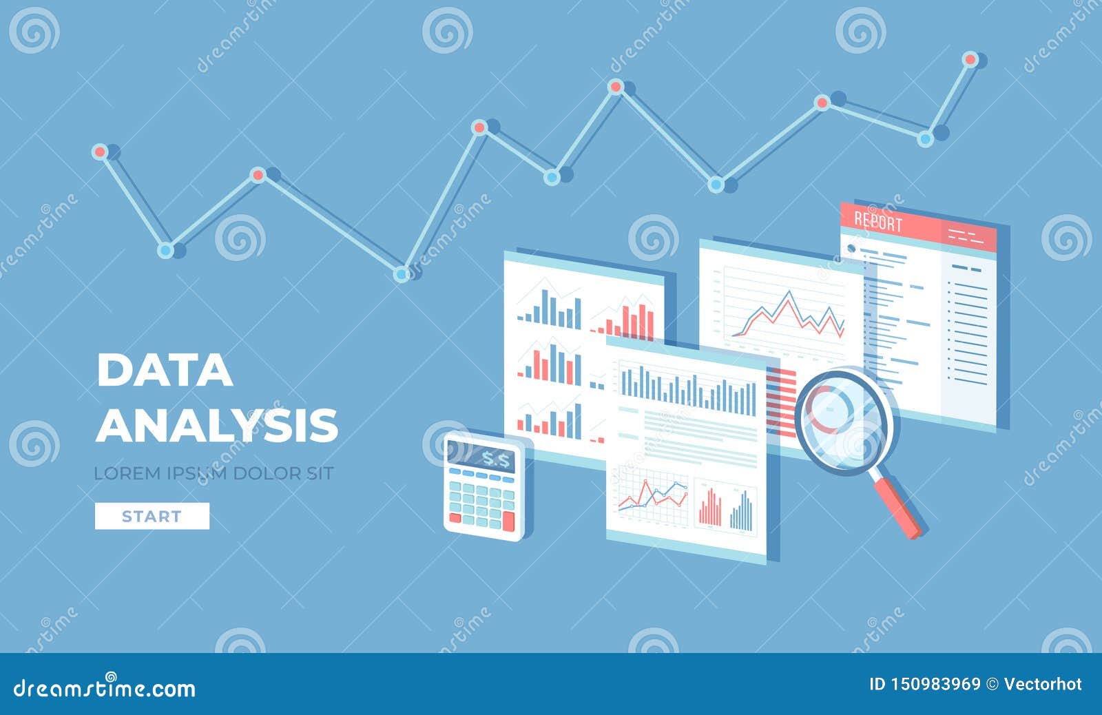 Data Analysis Concept. Financial Audit. SEO Analytics. Statistics ...