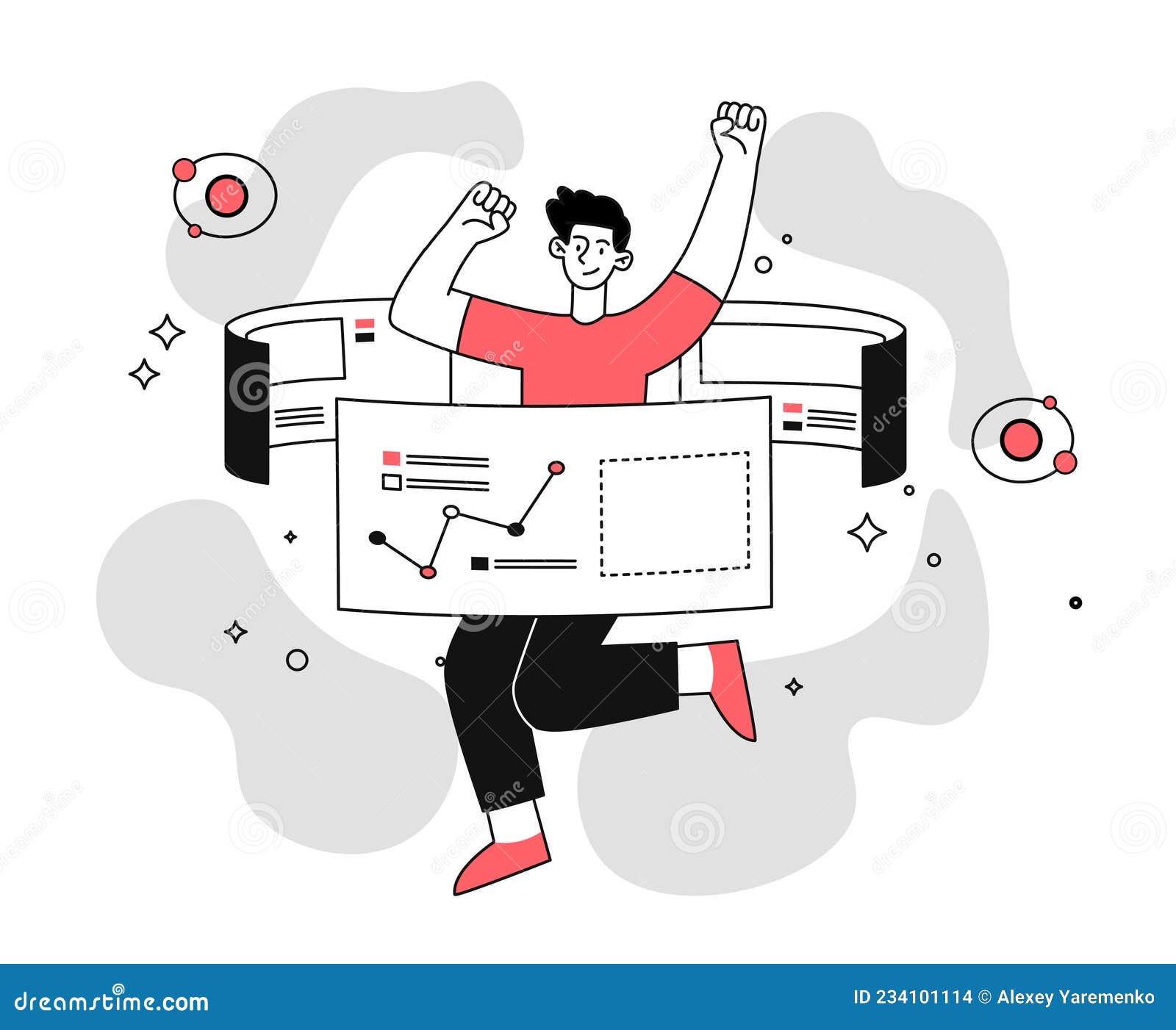 Data analysis concept stock vector. Illustration of internet - 234101114