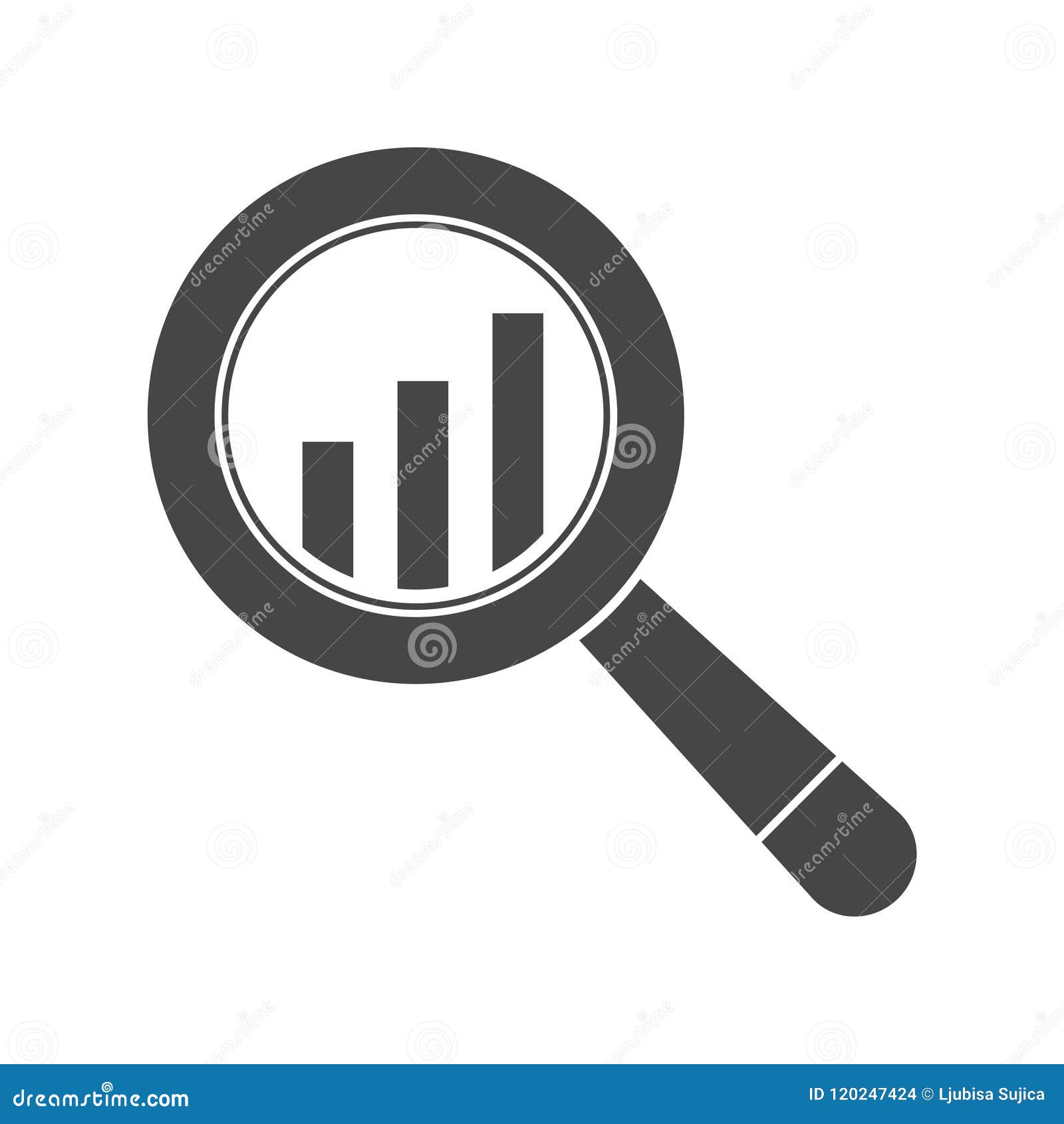 Data Analysis Concept on White Background Stock Vector - Illustration ...
