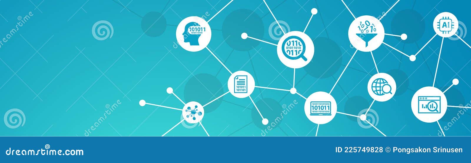 Data Analysis and Digitalization Vector Illustration. Abstract Concept ...