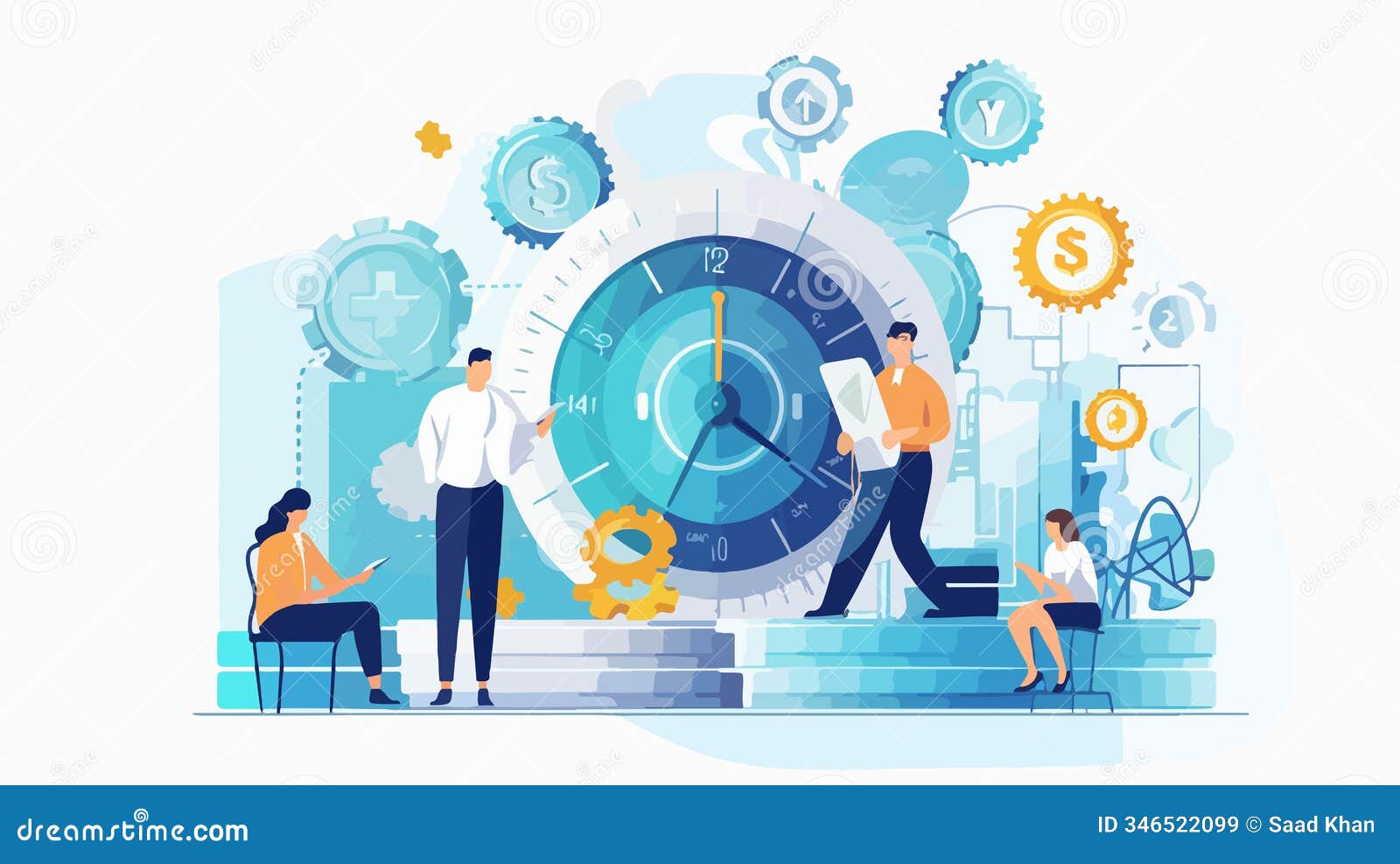 Data Analysis and Digitization Concept Digital Stock Vector ...