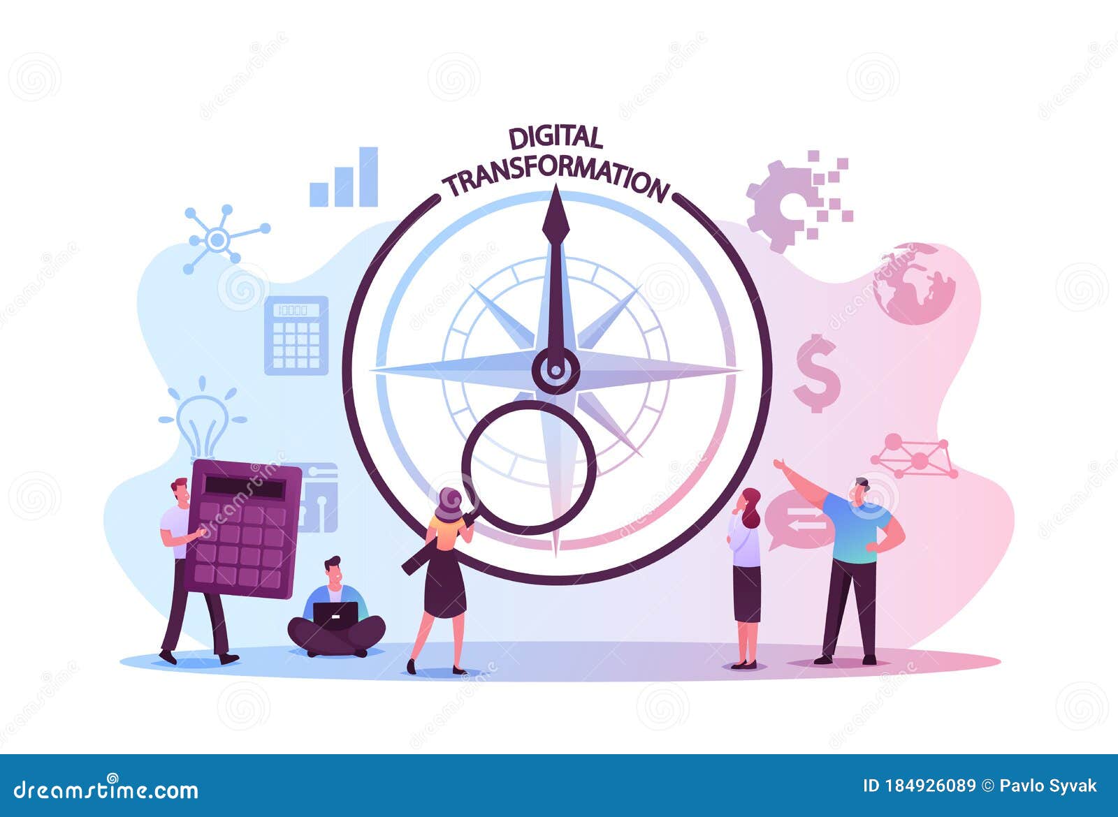 Digitalization, Digital Transformation Concept Stock Image ... Digitalization, Digital Transformation Concept Stock Image ...