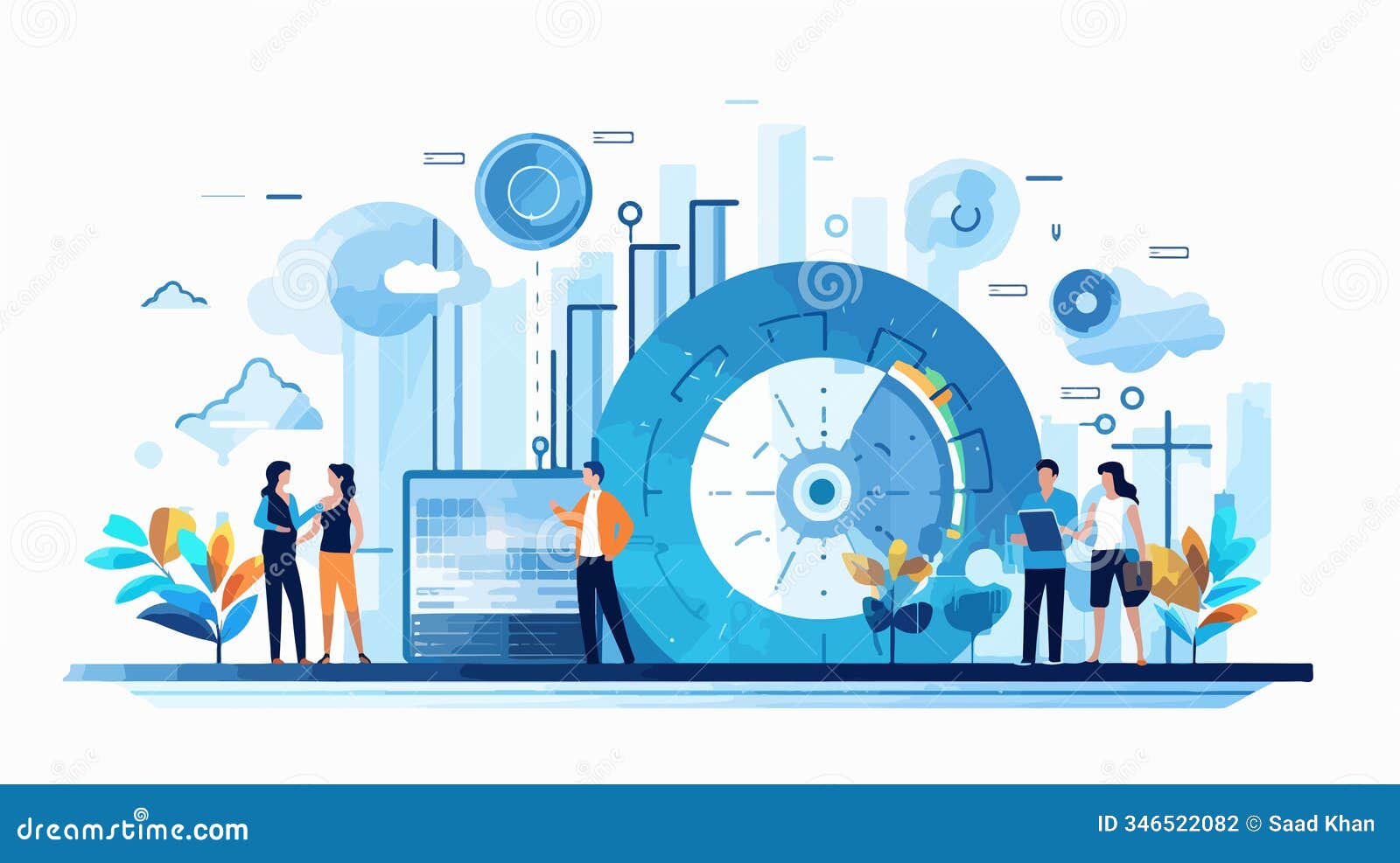 Digitization Concept With Hand Holding Modern Bezel Free Smart Phone ...