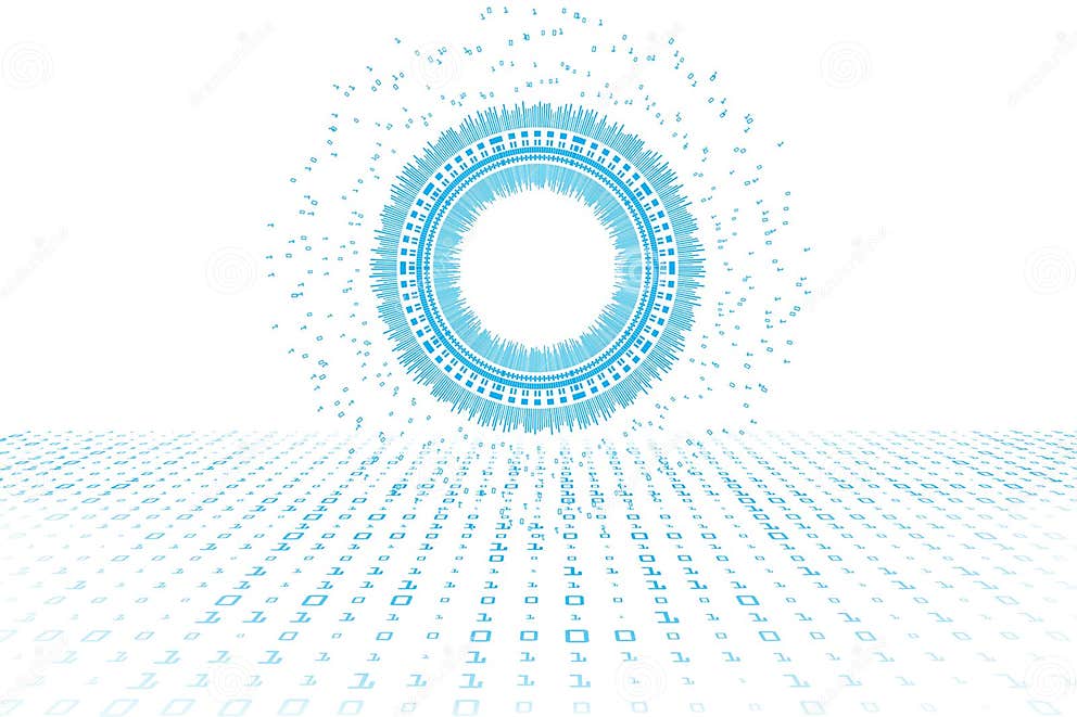 Data Analysis and Futuristic Infographic. Data Complexity Visual ...