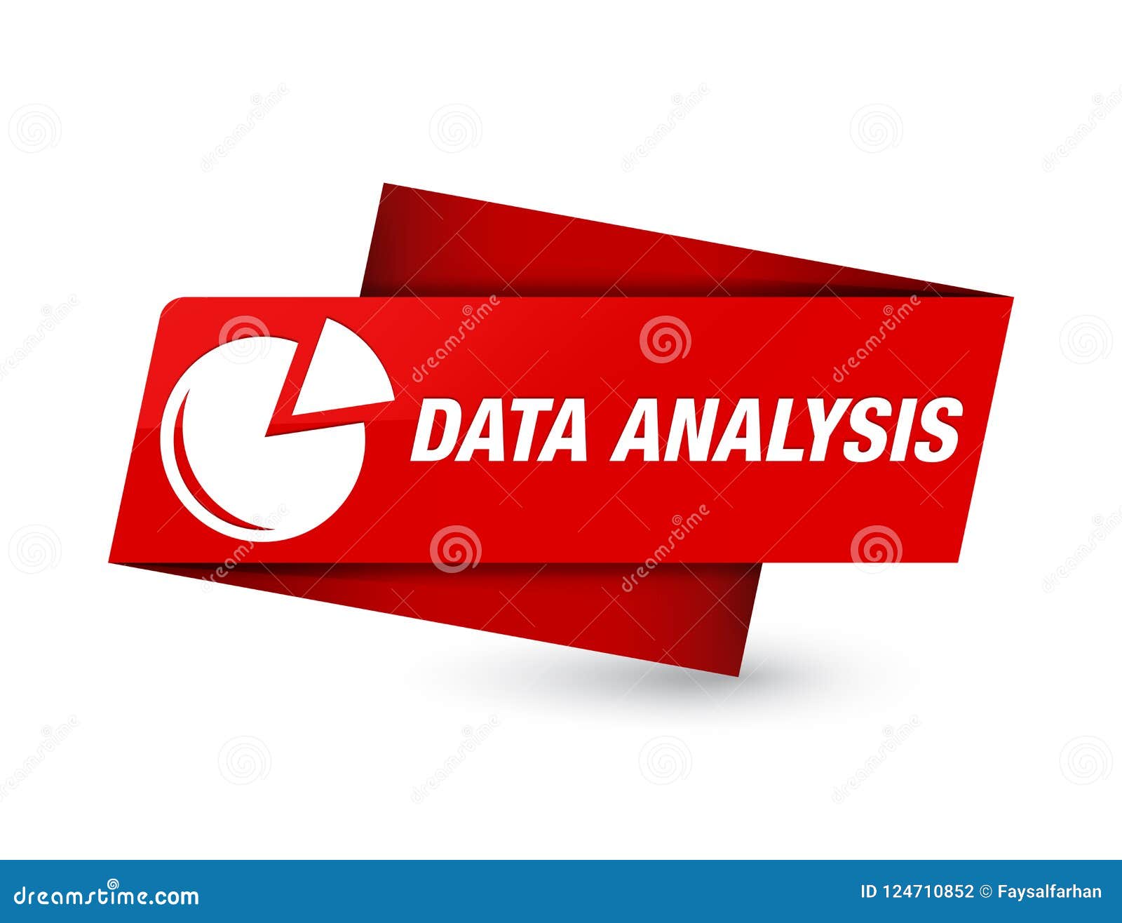 Data Analysis (graph Icon) Premium Red Tag Sign Stock Illustration ...
