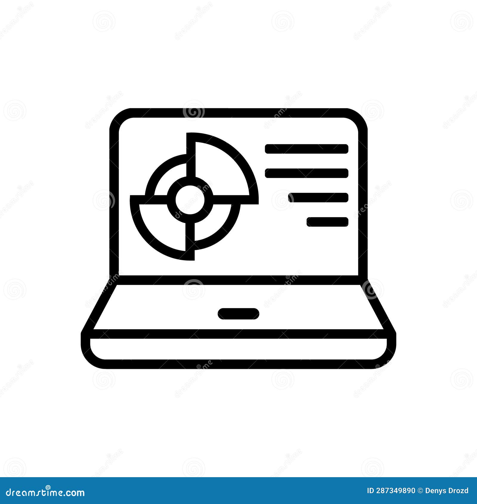 Data Analysis Icon Vector. Data Science Illustration Sign. Analytics ...