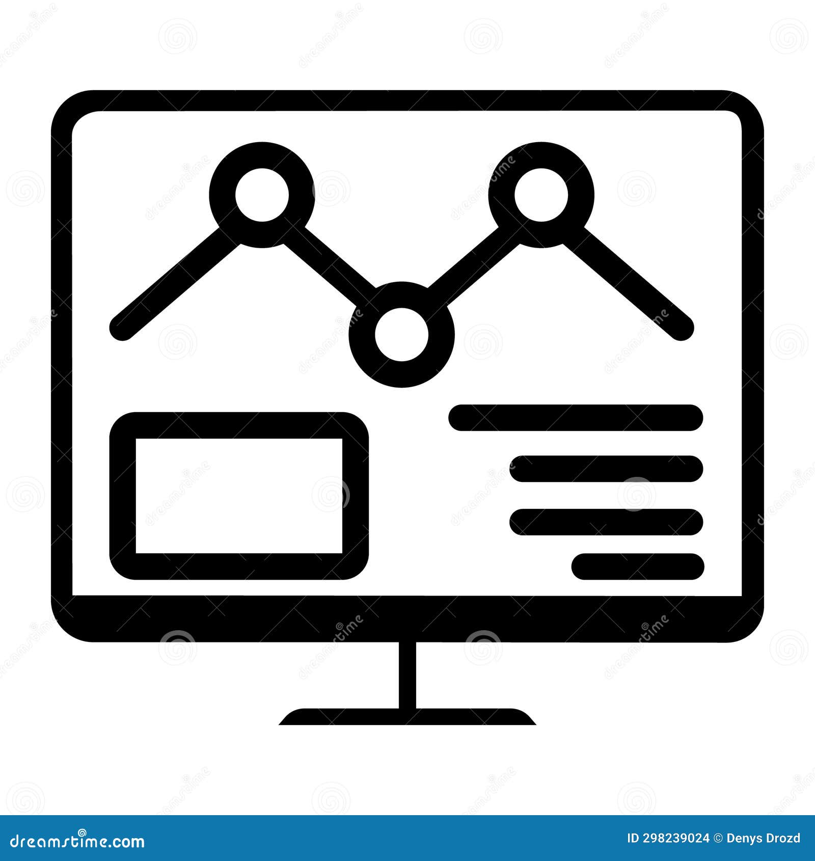 Data Analysis Icon Vector. Data Science Illustration Sign. Analytics ...