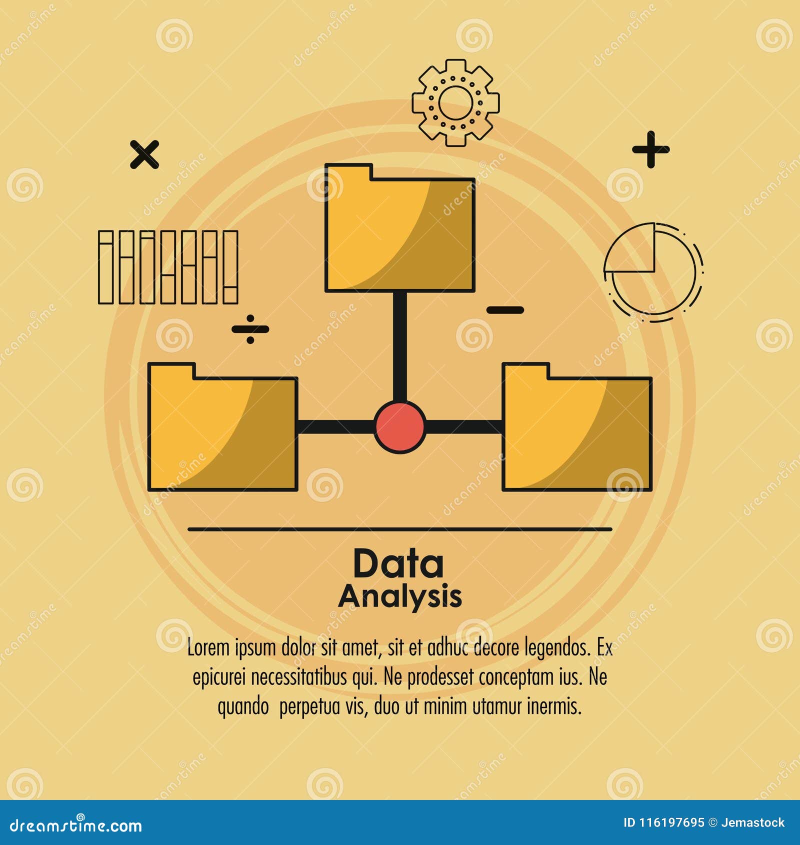 Data analysis infographic stock vector. Illustration of accounting ...