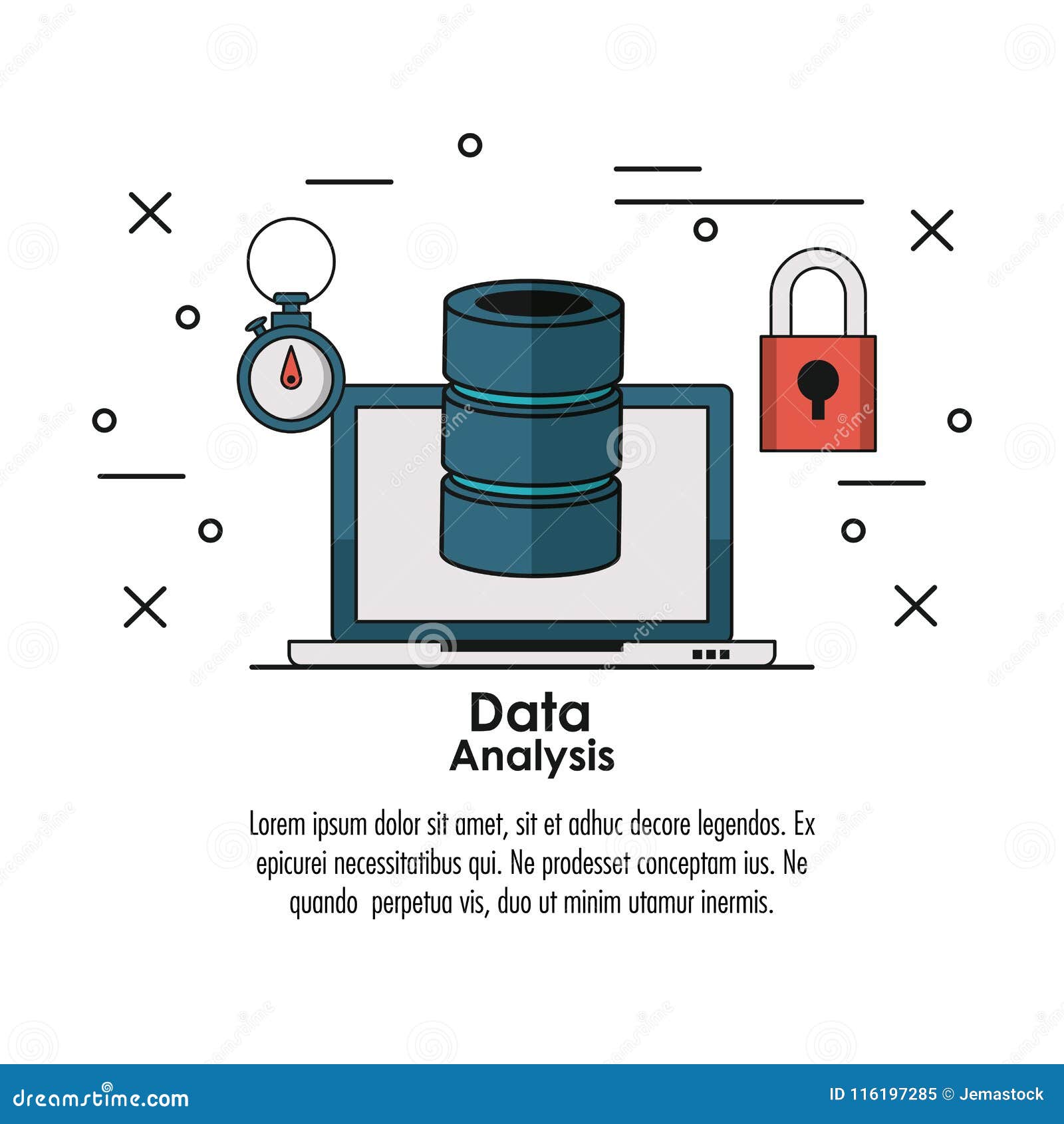 Data analysis infographic stock vector. Illustration of graph - 116197285