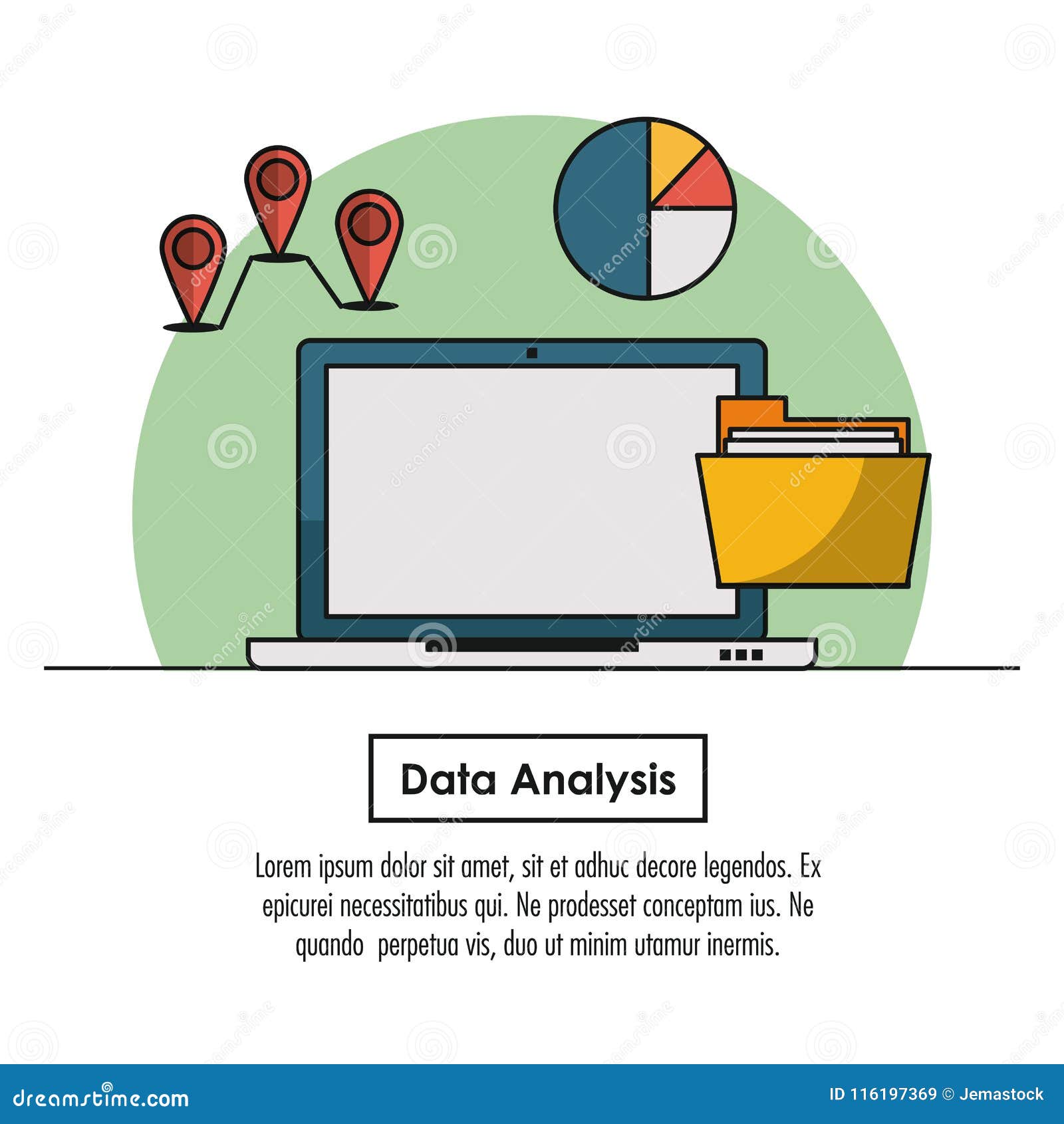 Data analysis infographic stock vector. Illustration of communication ...