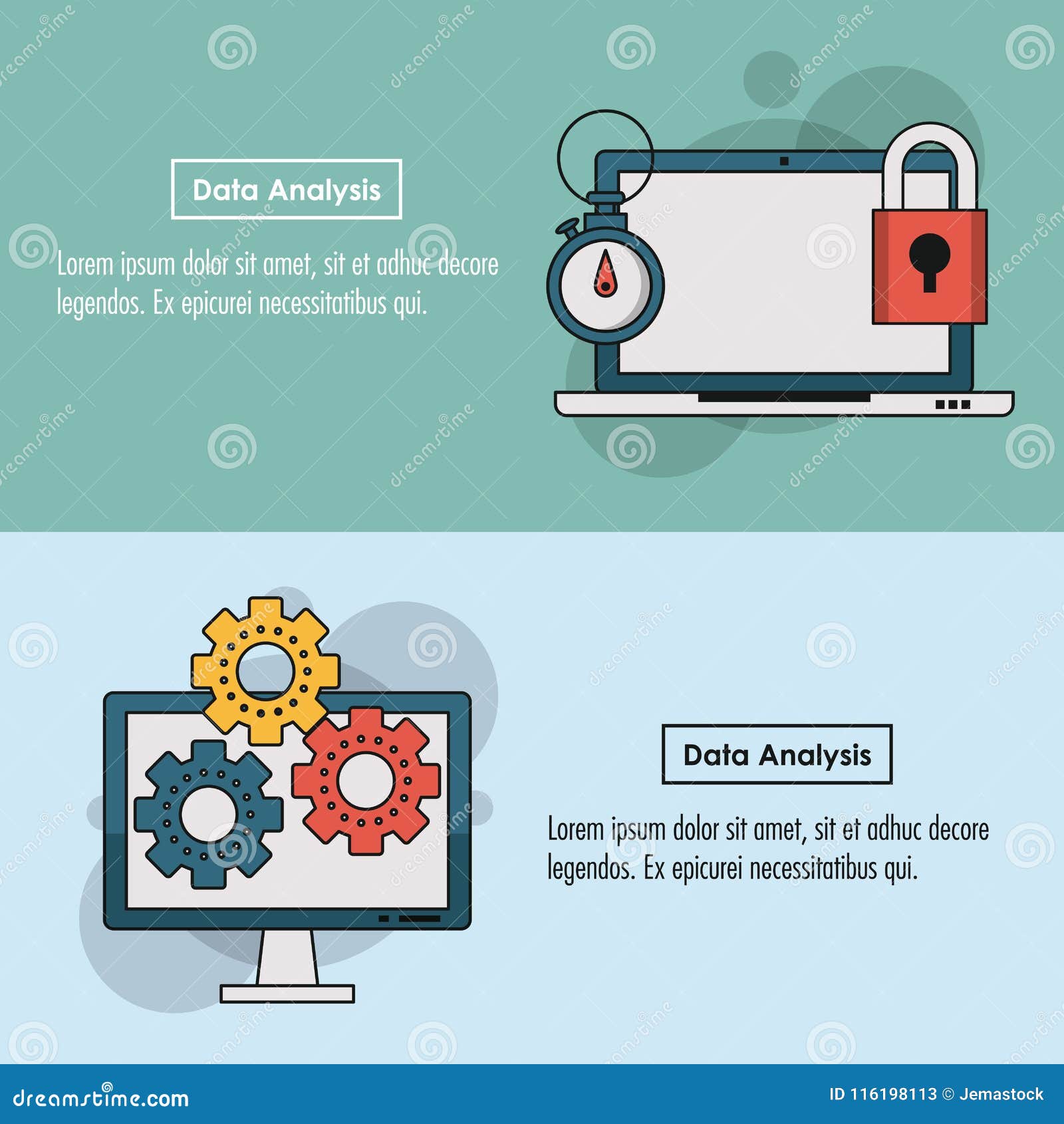 Data analysis infographic stock vector. Illustration of economy - 116198113