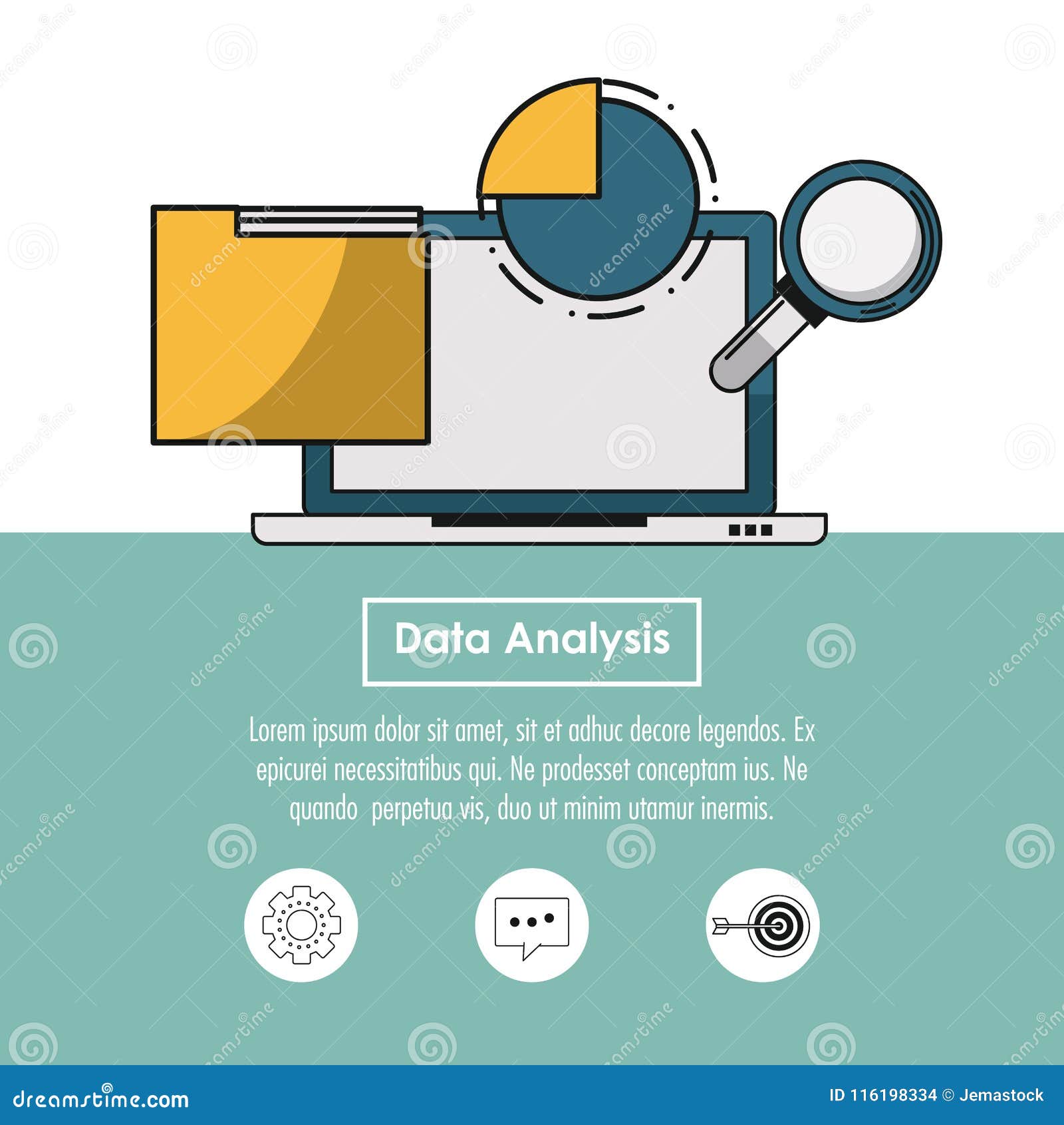 Data analysis infographic stock vector. Illustration of data - 116198334