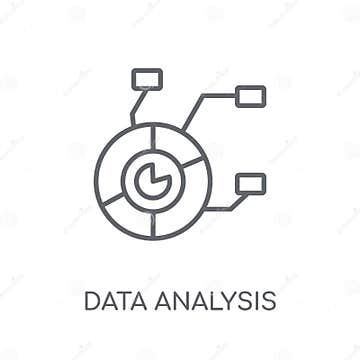 Data Analysis Linear Icon. Modern Outline Data Analysis Logo Con Stock ...