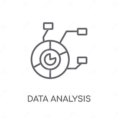 Data Analysis Linear Icon. Modern Outline Data Analysis Logo Con Stock ...