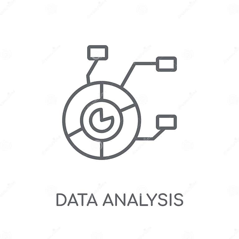 Data Analysis Linear Icon. Modern Outline Data Analysis Logo Con Stock ...