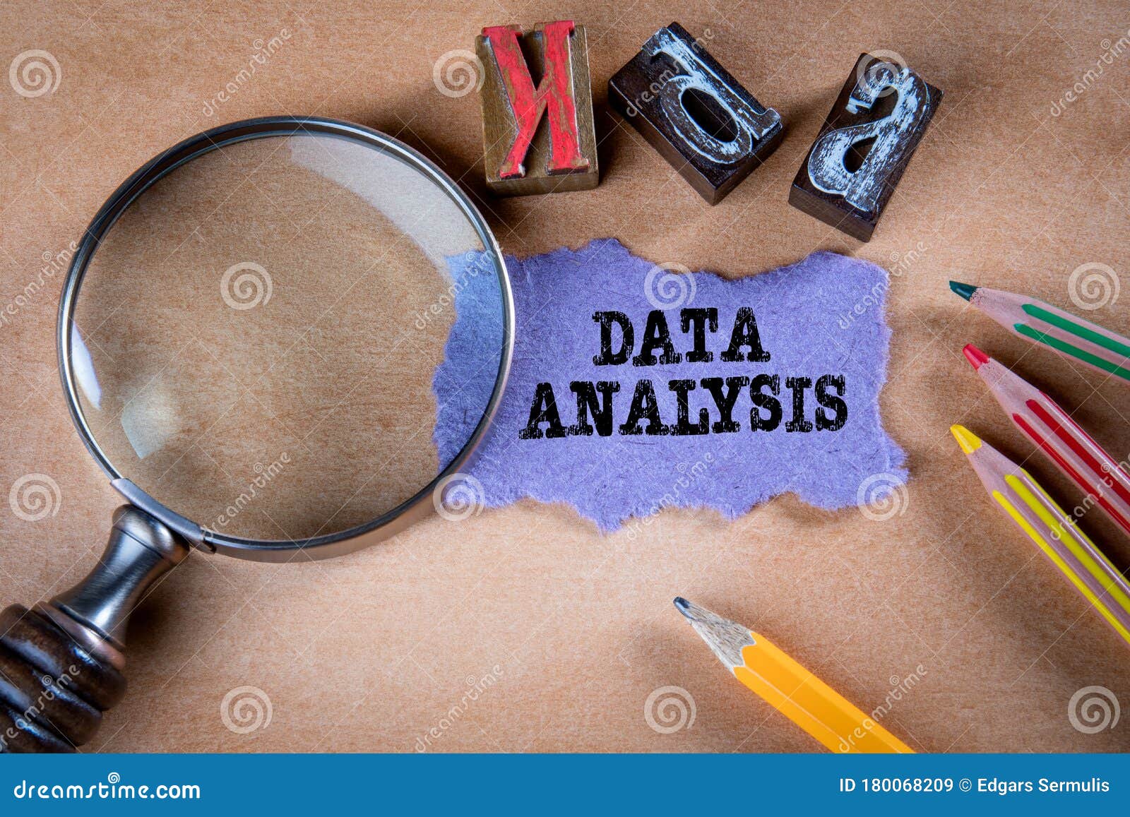 Data Analysis. Magnifying Glass, Stationery and Note Paper Stock Image ... Data Analysis. Magnifying Glass, Stationery and Note Paper Stock Image ...