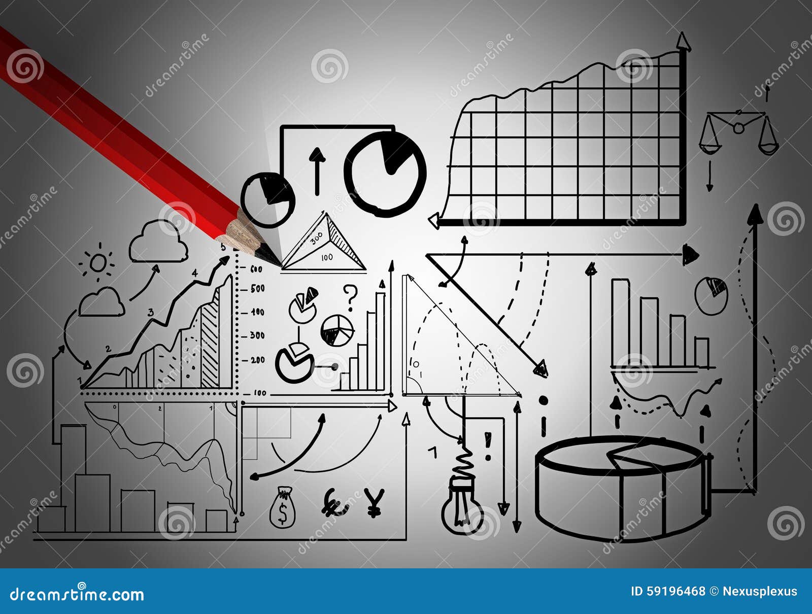 Data analysis stock illustration. Illustration of graph - 59196468