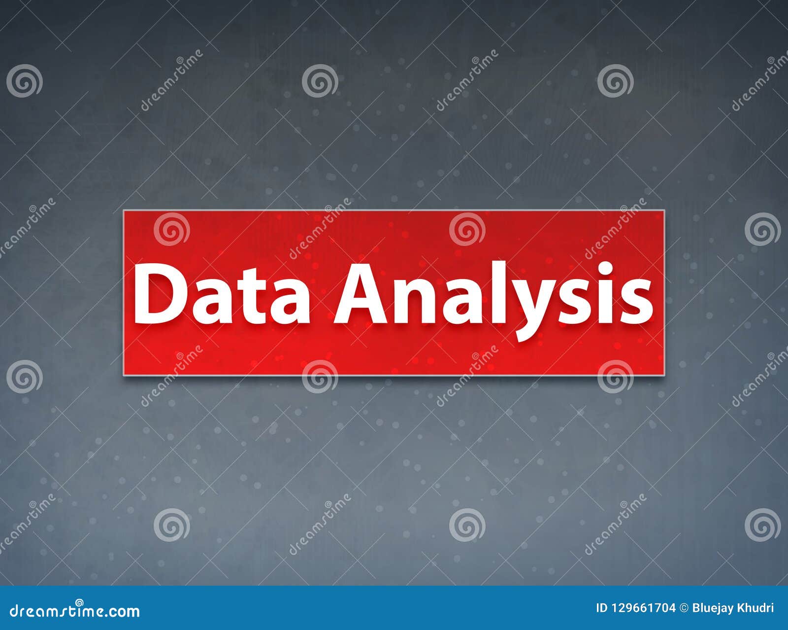Data Analysis Red Banner Abstract Background Stock Illustration ...