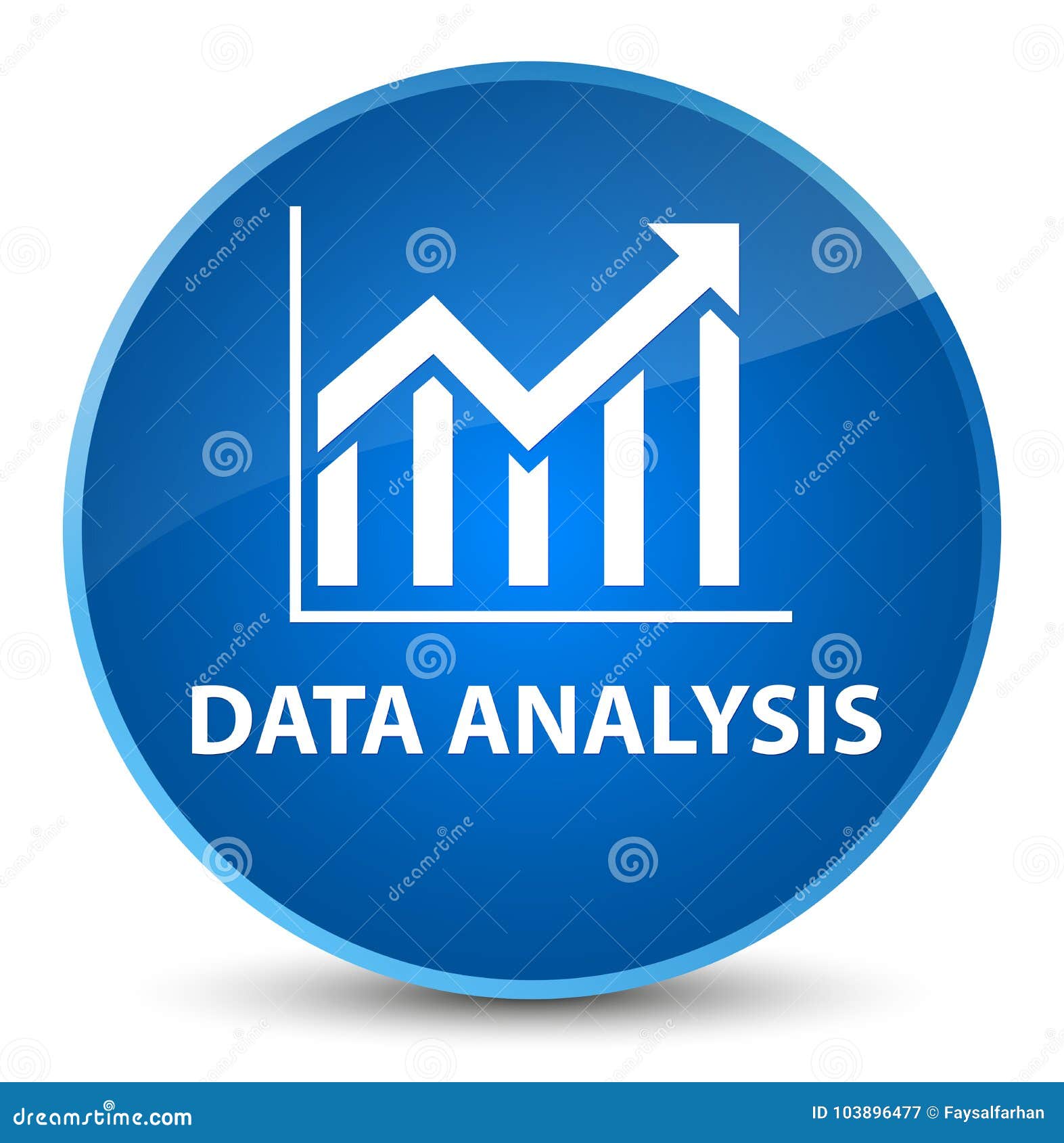 Data Analysis (statistics Icon) Elegant Blue Round Button Stock ... Data Analysis (statistics Icon) Elegant Blue Round Button Stock ...