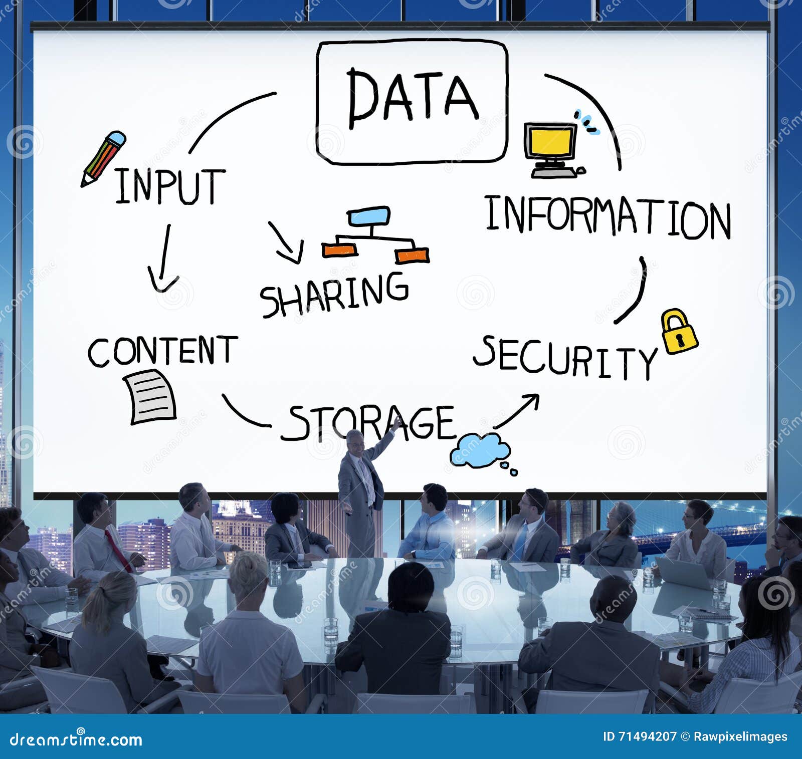 Data Analysis Storage Information Concept Stock Image - Image of ...