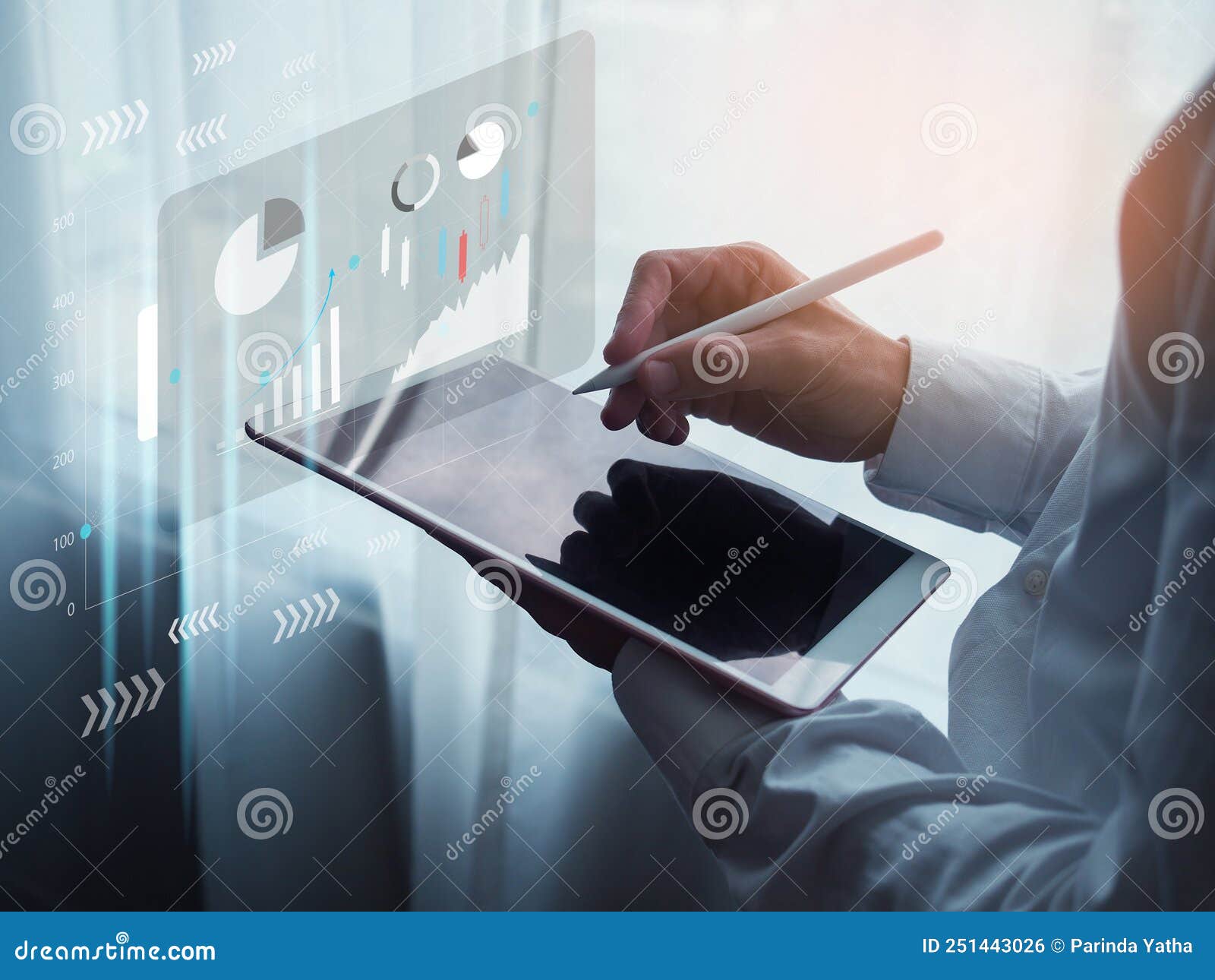 Data Analysis Technology and Business Strategy Concept Stock Photo ...