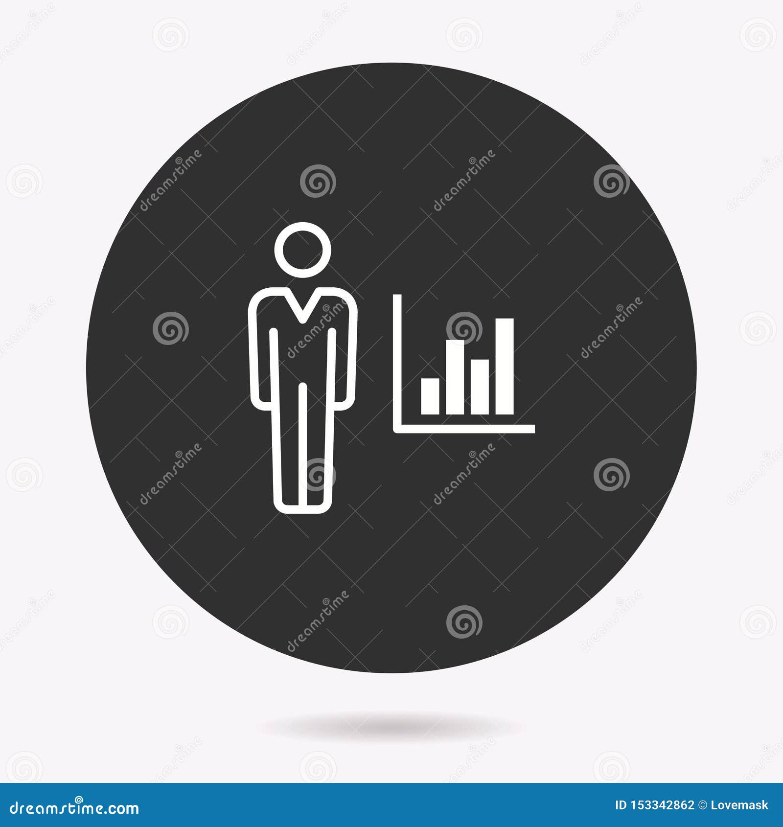 Data Analysis - Vector Icon. Illustration Isolated. Simple Pictogram ...