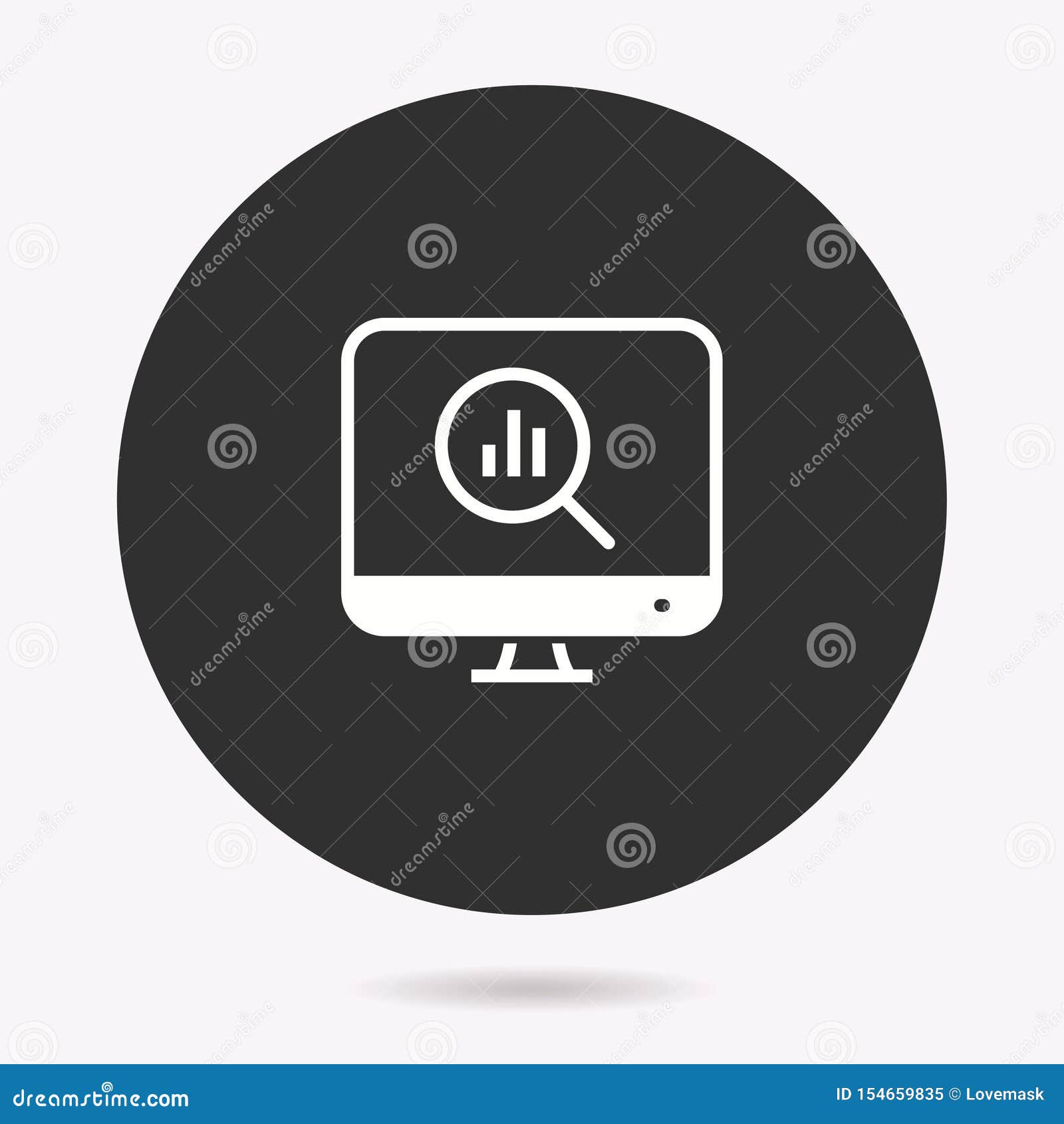 Data Analysis - Vector Icon. Illustration Isolated. Simple Pictogram ...