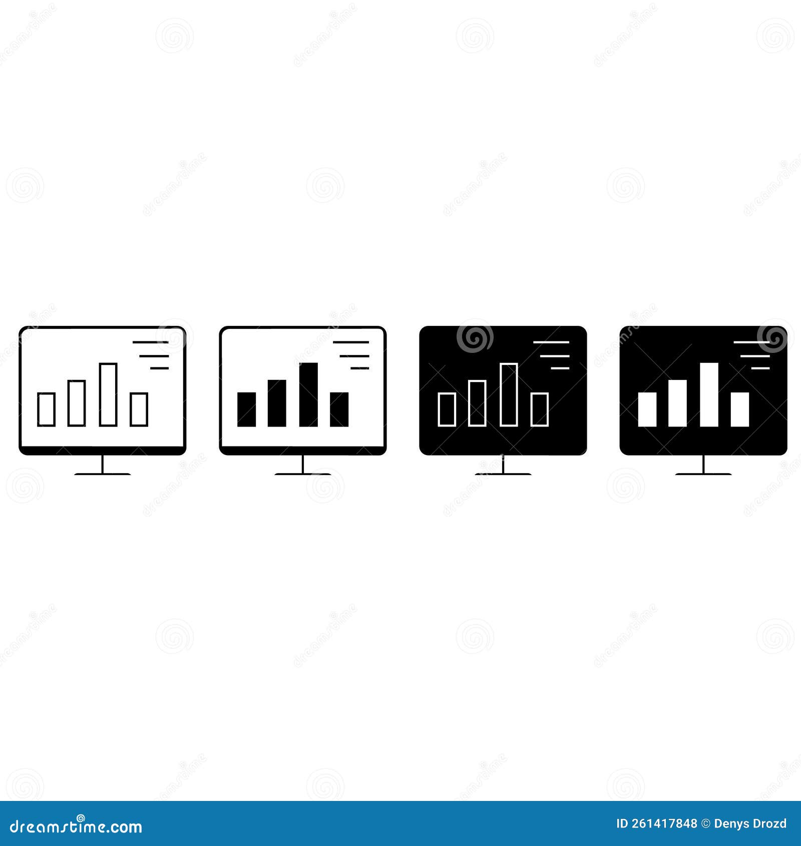Collection Of Chart Logos Cartoon Vector | CartoonDealer.com #70565857