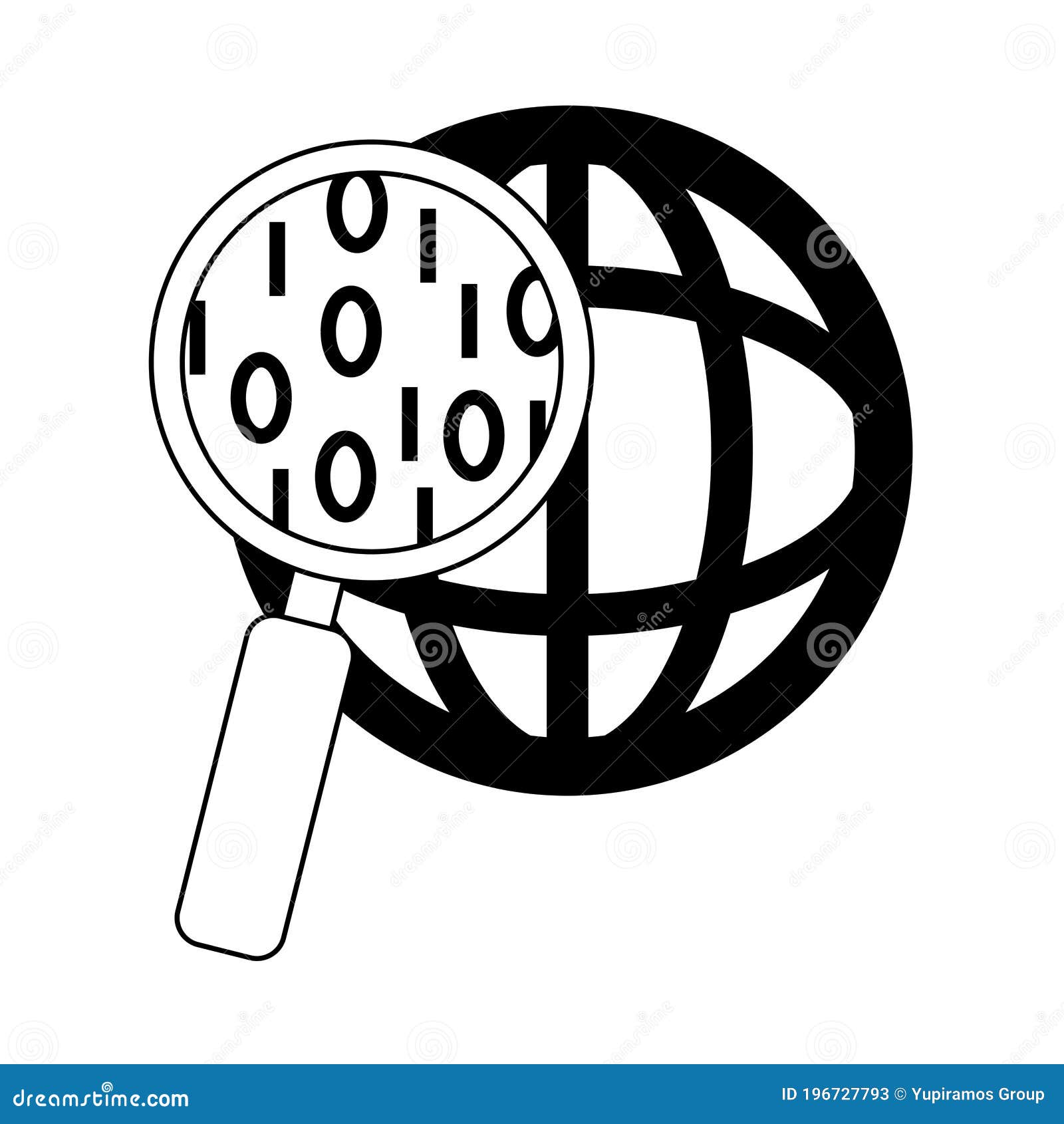 Data Analysis Vergrootglas World Social Management Line Icon Vector ...