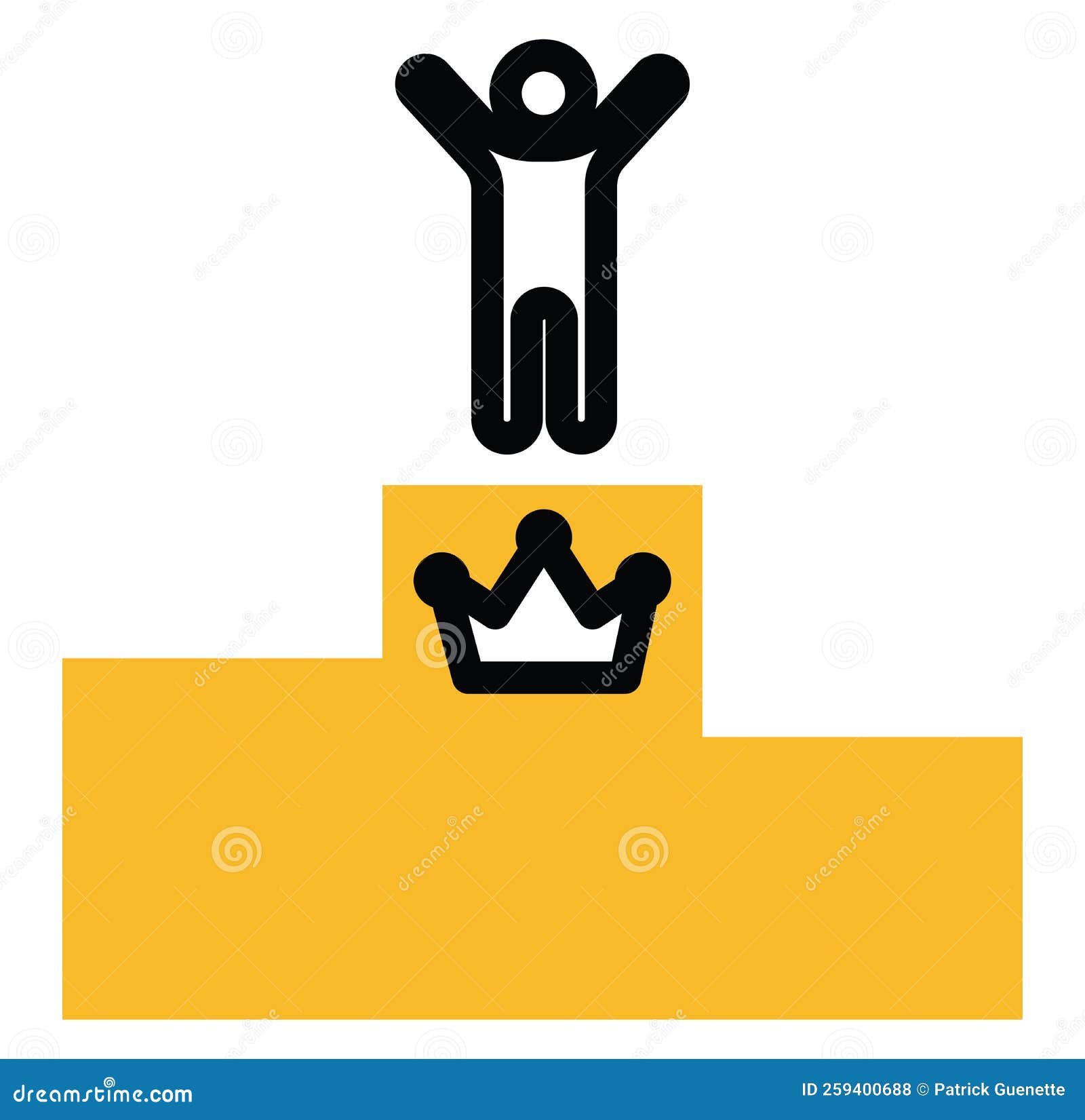 Data analysis winner, icon stock vector. Illustration of symbol - 259400688