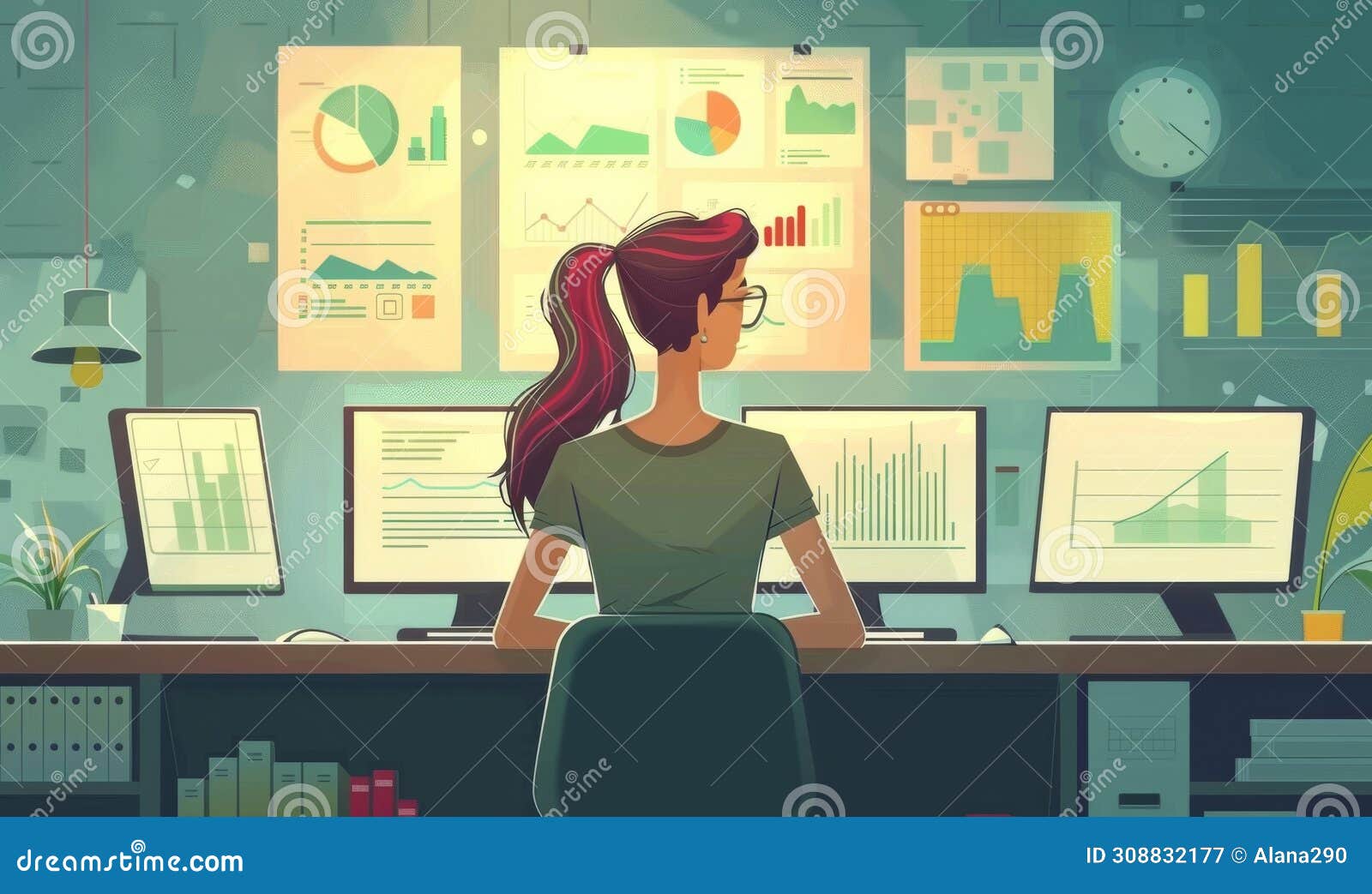Data Analyst Analyzing Graphs and Charts. Digital Data Analysis Concept ... Data Analyst Analyzing Graphs and Charts. Digital Data Analysis Concept ...