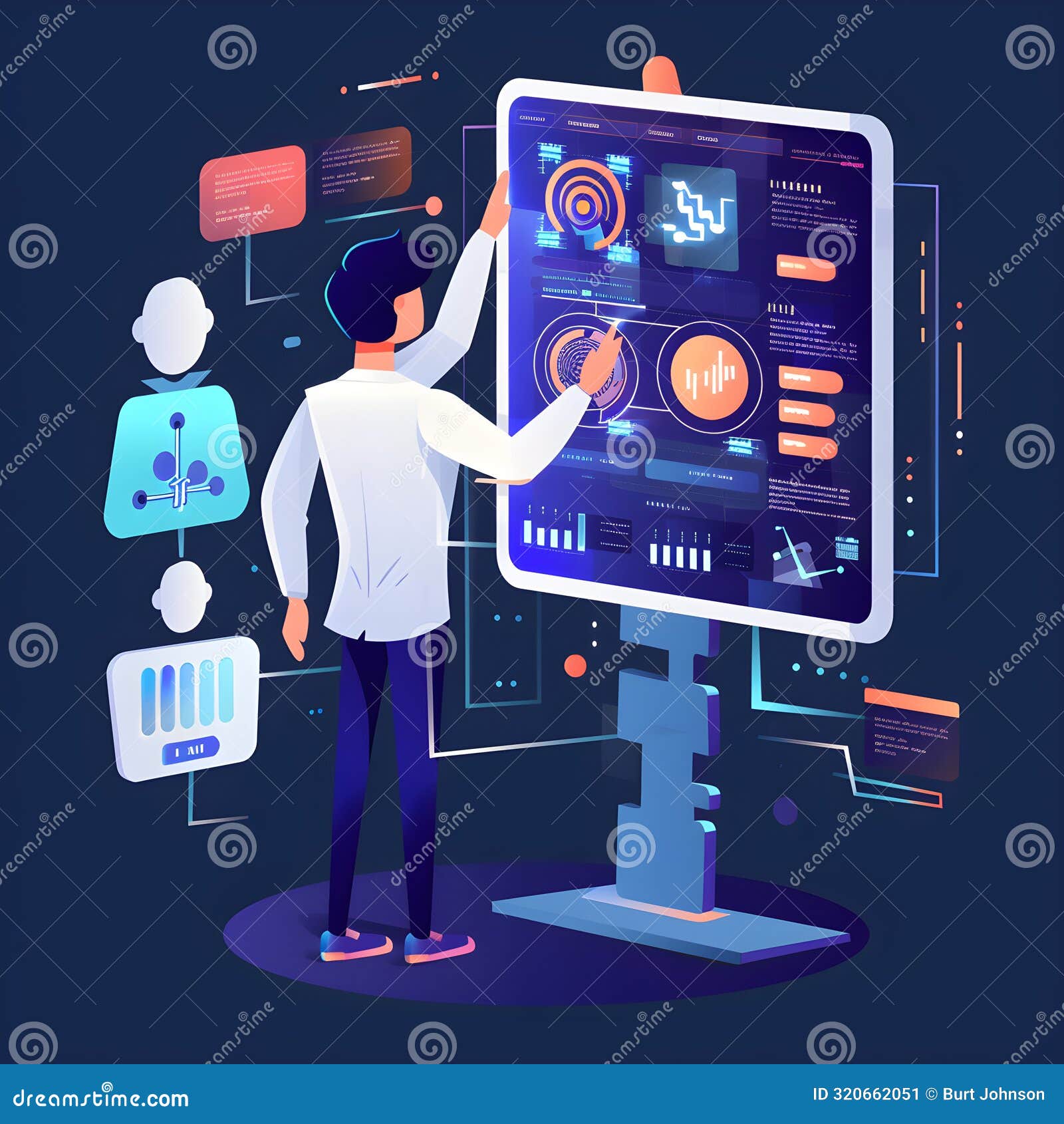 Data Analyst Interpreting Ai Analytics Stock Image - Image of science ... Data Analyst Interpreting Ai Analytics Stock Image - Image of science ...