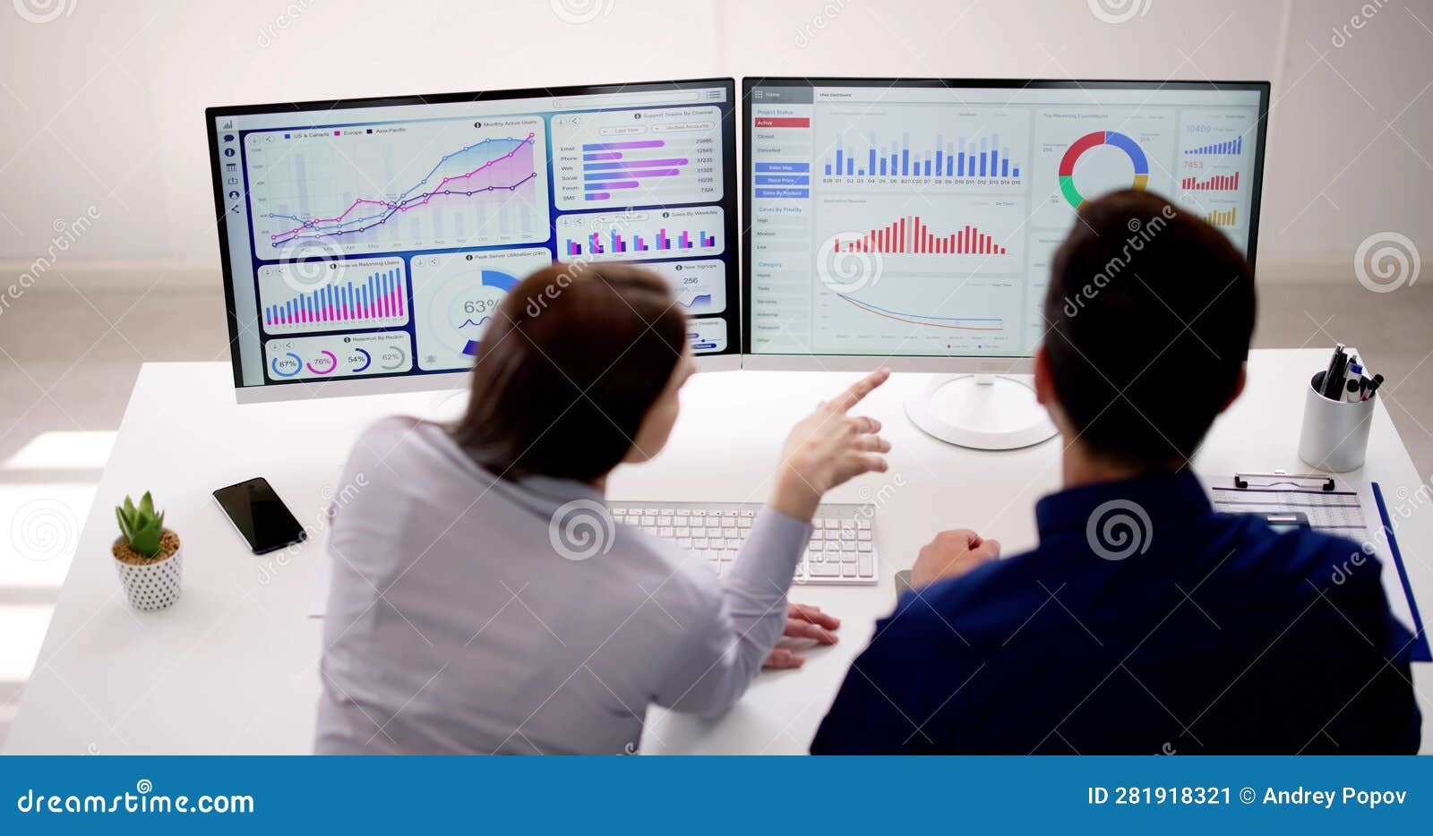 Data Analyst Mit Data Analytics KPI Stock Image - Image of table ...