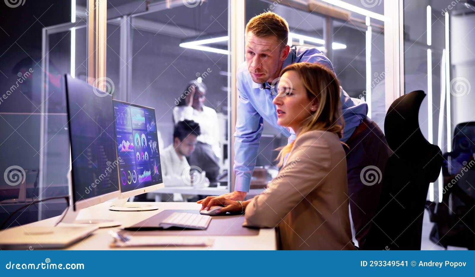 Data Analyst Mit Data Analytics KPI Stock Image - Image of predict ...