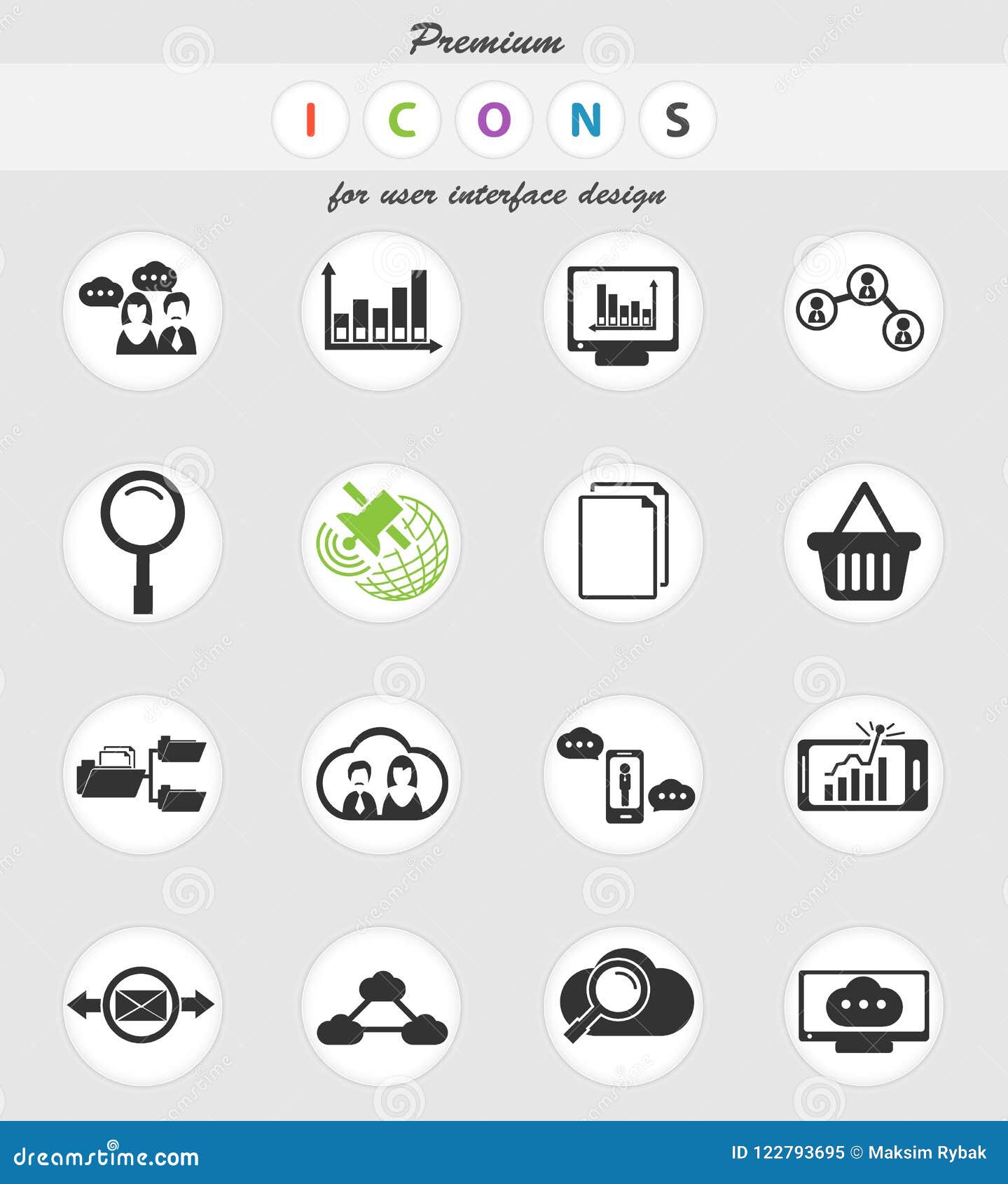 Data analytic icon set stock vector. Illustration of glass - 122793695 Data analytic icon set stock vector. Illustration of glass - 122793695