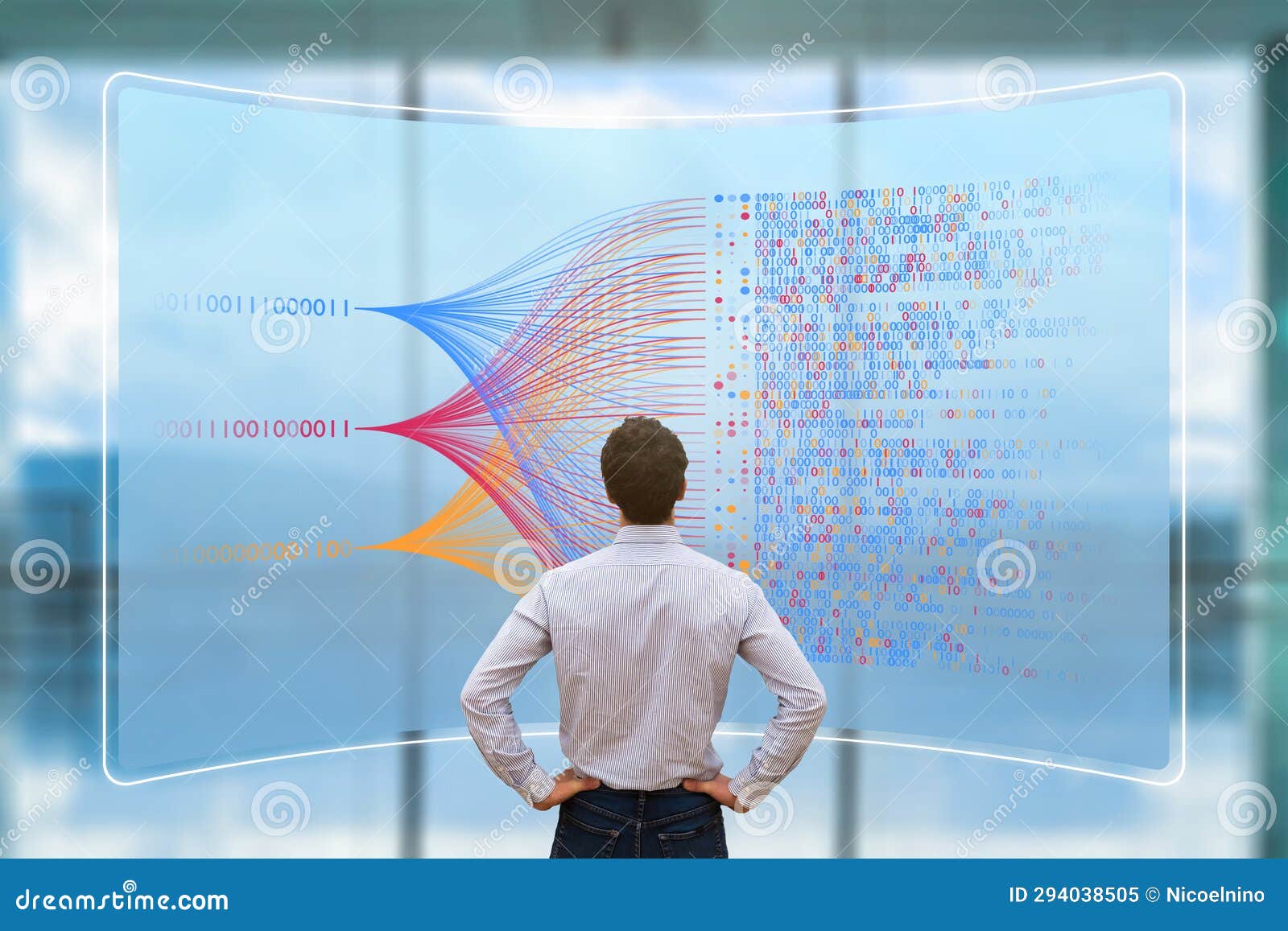 Data Analytics and AI Technology. Data Science and Big Data. Scientist ...