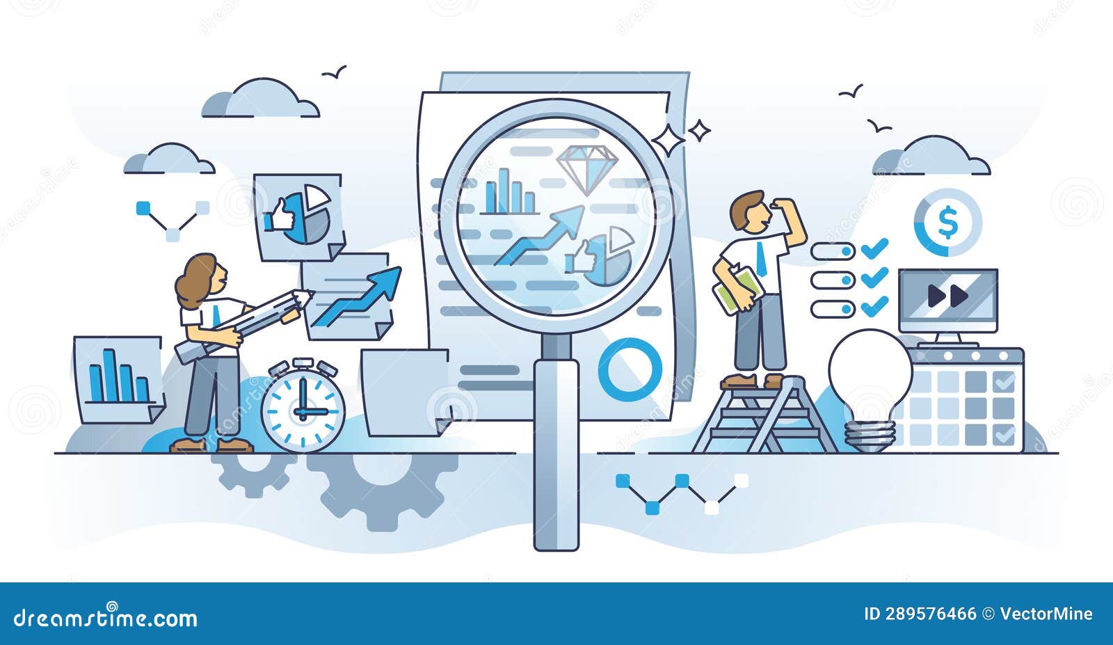 Data Analytics and Business Insights for Company Future Outline Concept ...