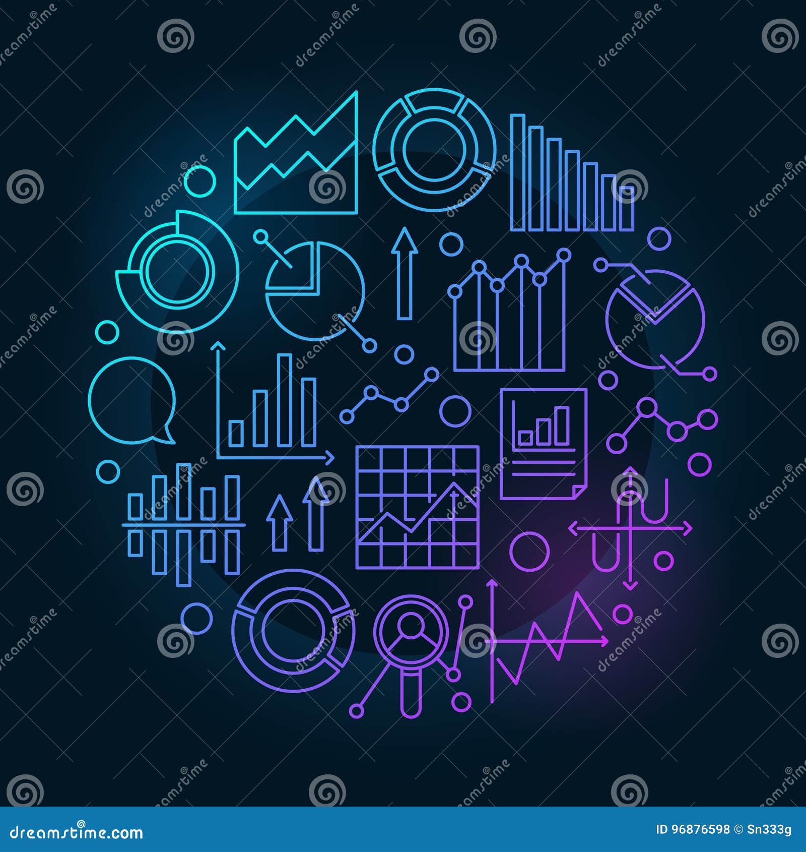 Circular Statistics Stock Illustrations – 6,881 Circular Statistics ...