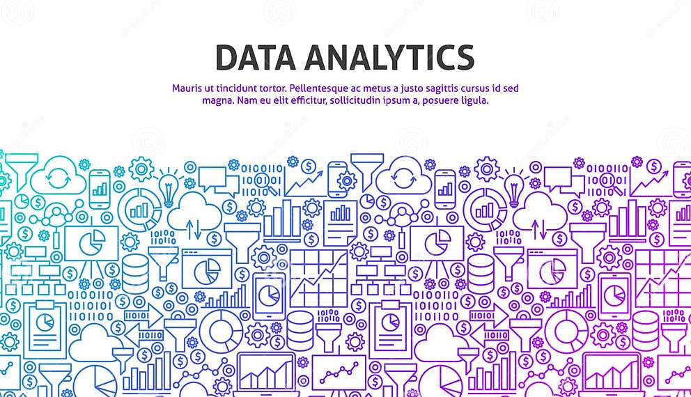 Data Analytics Concept stock vector. Illustration of binary - 112459785