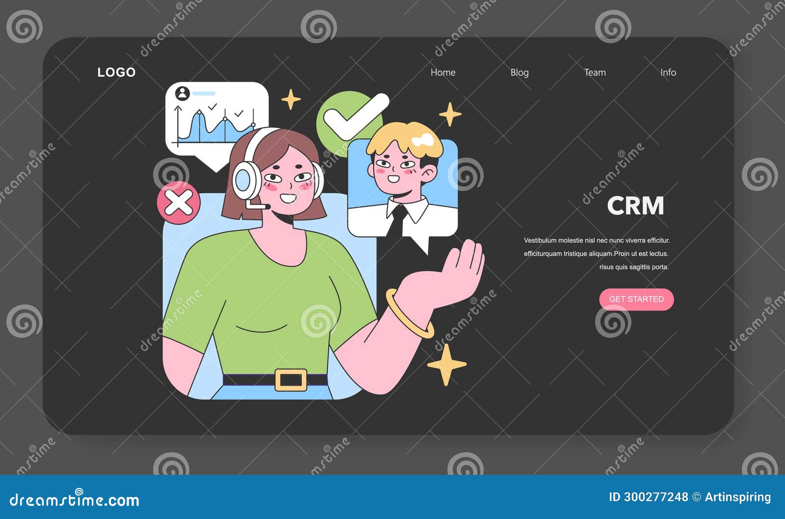 Representative Interacts Stock Illustrations – 1 Representative ...