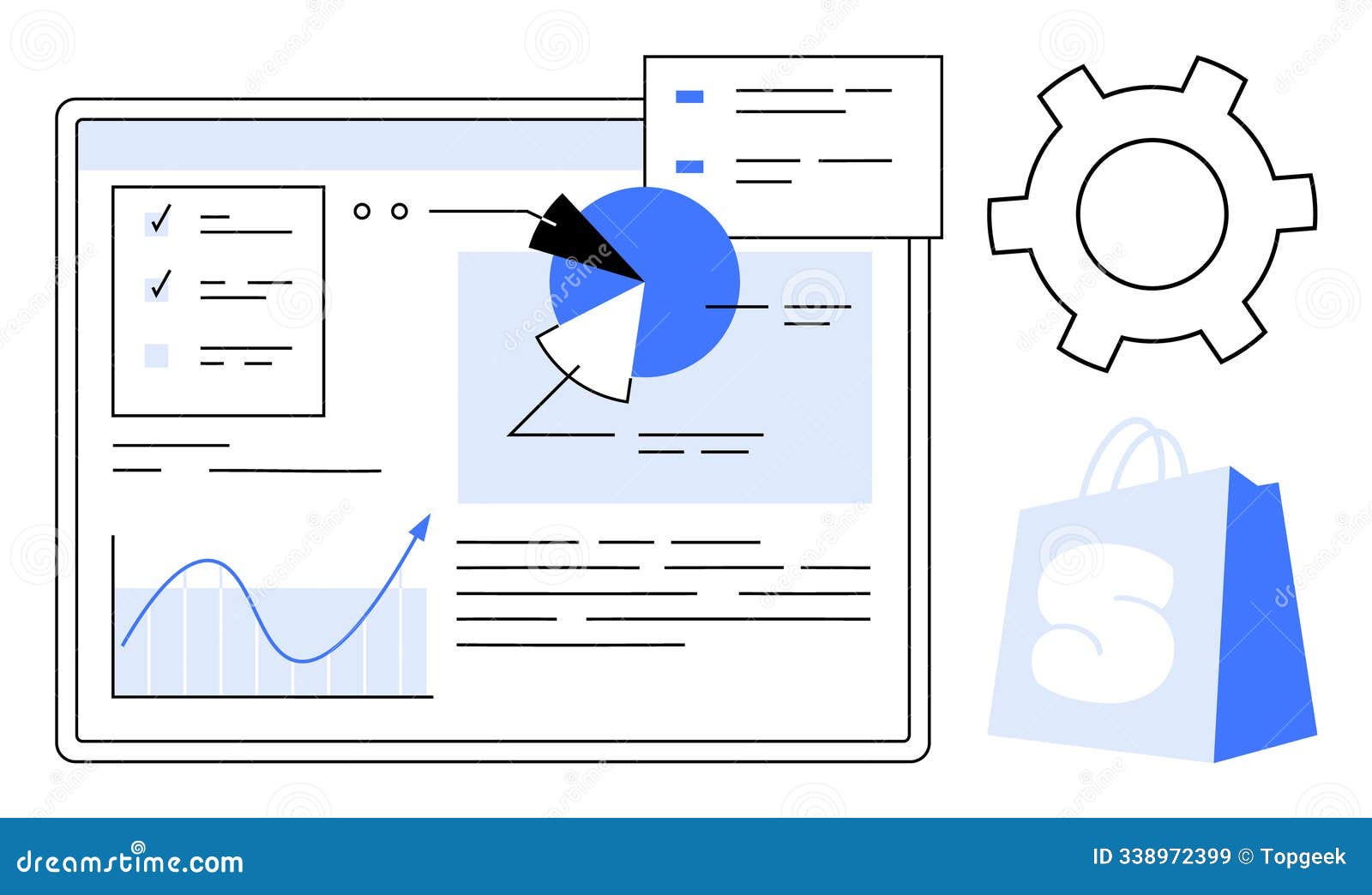 Data Analytics Dashboard with Graphs and Charts for E-commerce Strategy ...