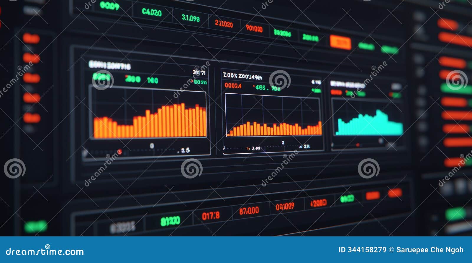 Data Analytics Dashboard for Media Marketing Insights Stock ...
