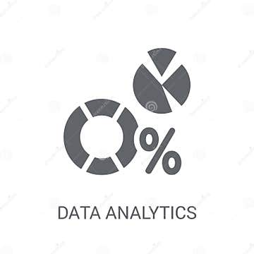 Data Analytics Icon. Trendy Data Analytics Logo Concept on White Stock ...