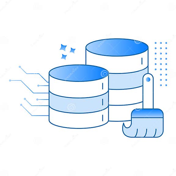 Data Cleansing Symbol, Data Scrubbing Icon, Cleansing Process Icon ...