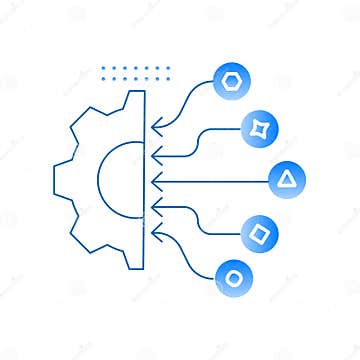 Data Transformation Icon. Data Mapping Icon, Data Normalization Symbol ...