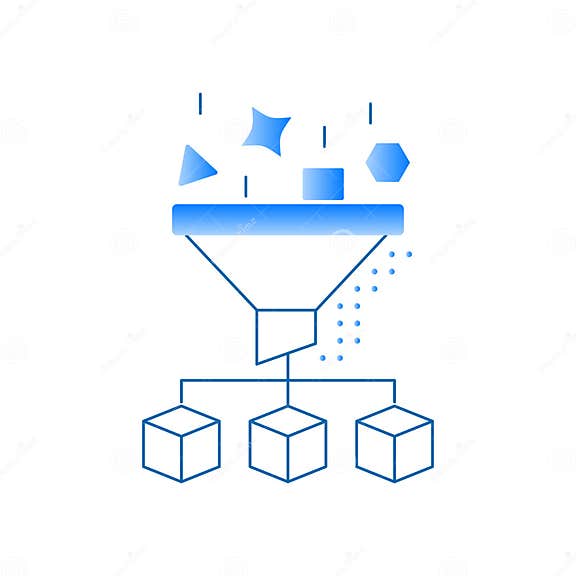 Data Wrangling Icon. Data Preprocessing Icon, Data Transformation ...