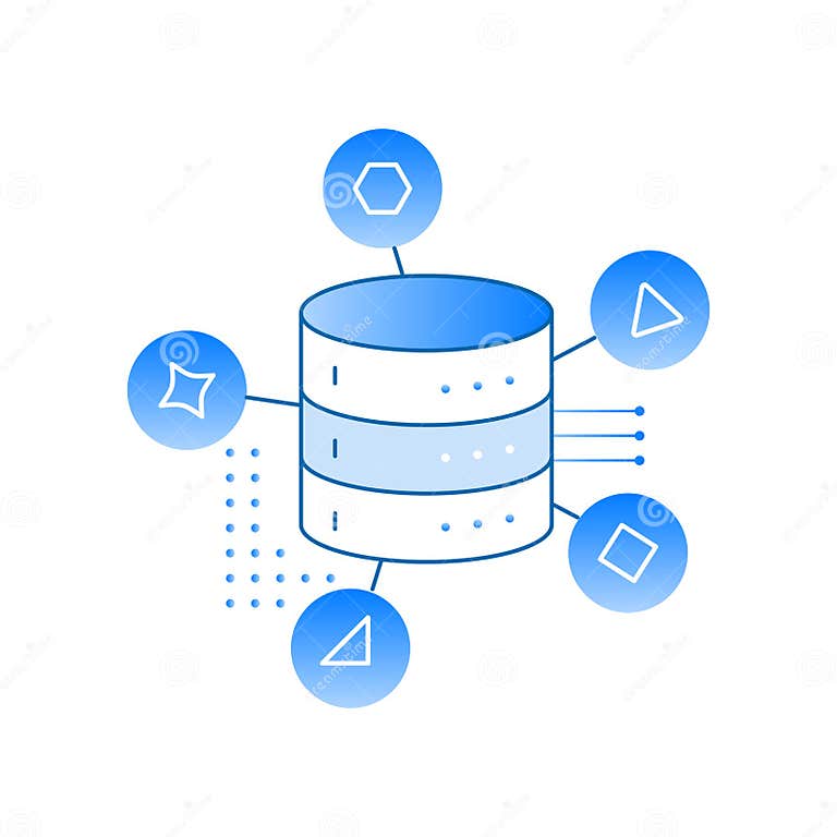 Data Gathering Icon. Data Acquisition, Data Capture, Data Sourcing ...