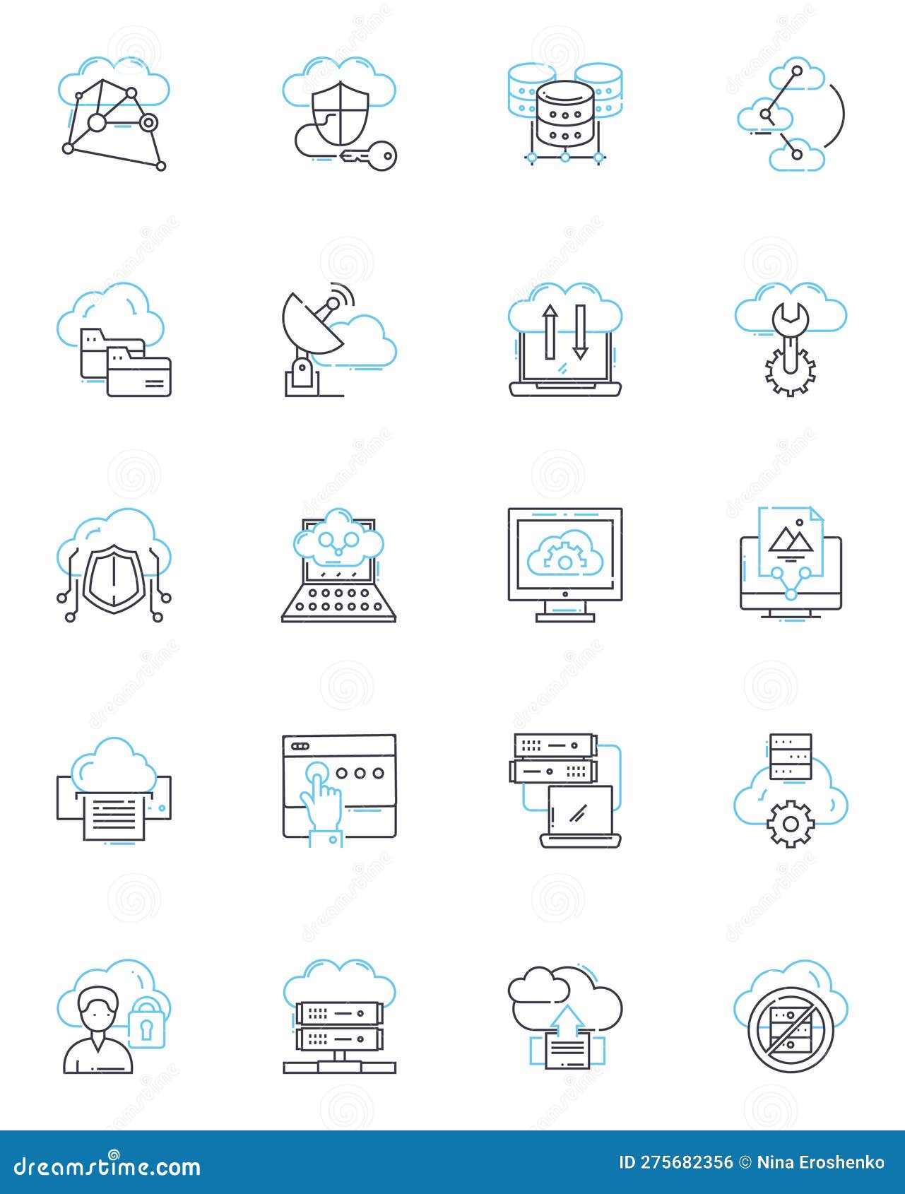 3d Modelling Linear Icons Set Rendering Sculpting Texturing Animation Modeling Rigging