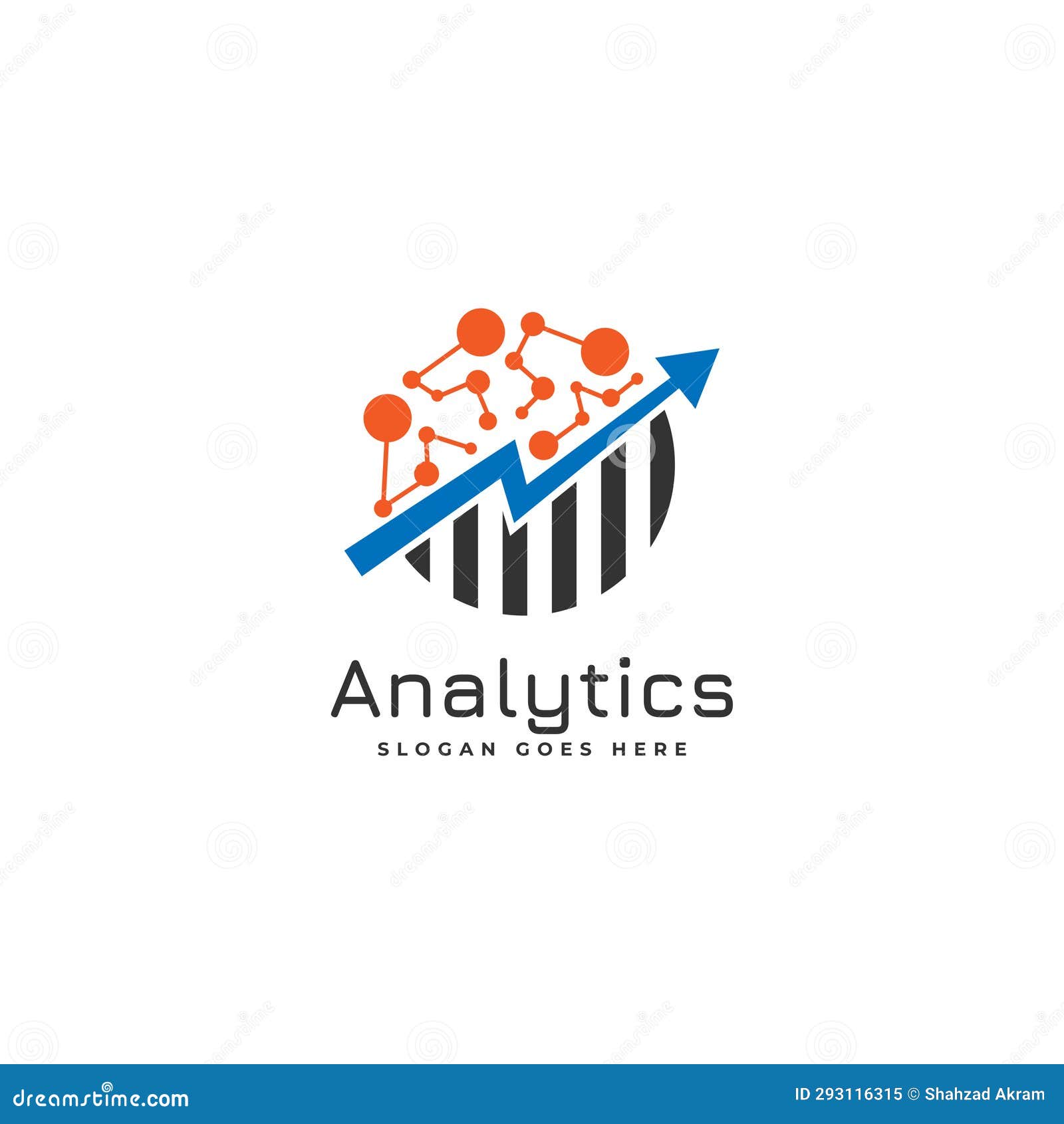 Data Analytics Logo. Big Data Analysis for Business Growth Design ...