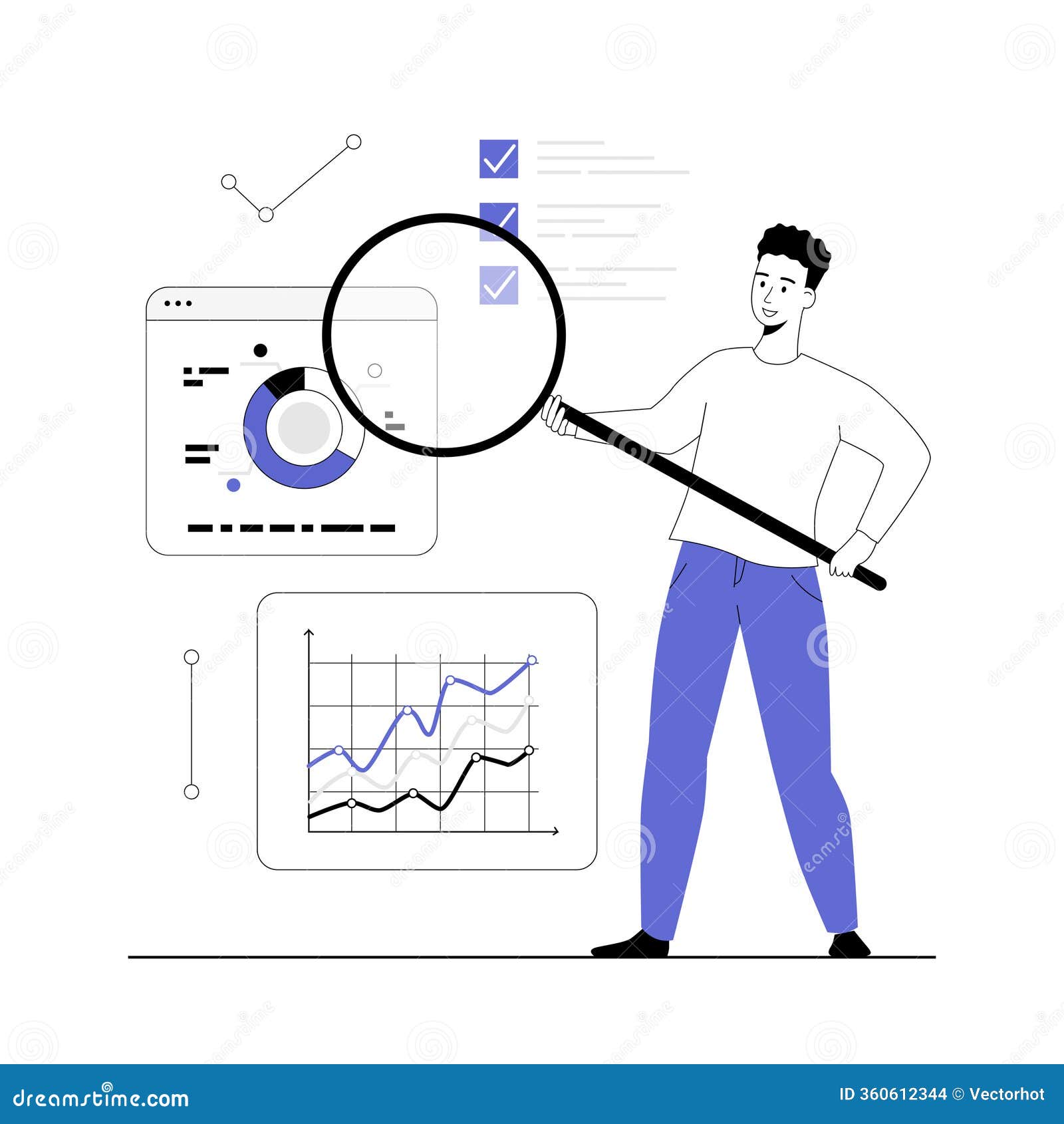 Charts Dashboard. Financial Analytical Chart, Futuristic Web Admin ...